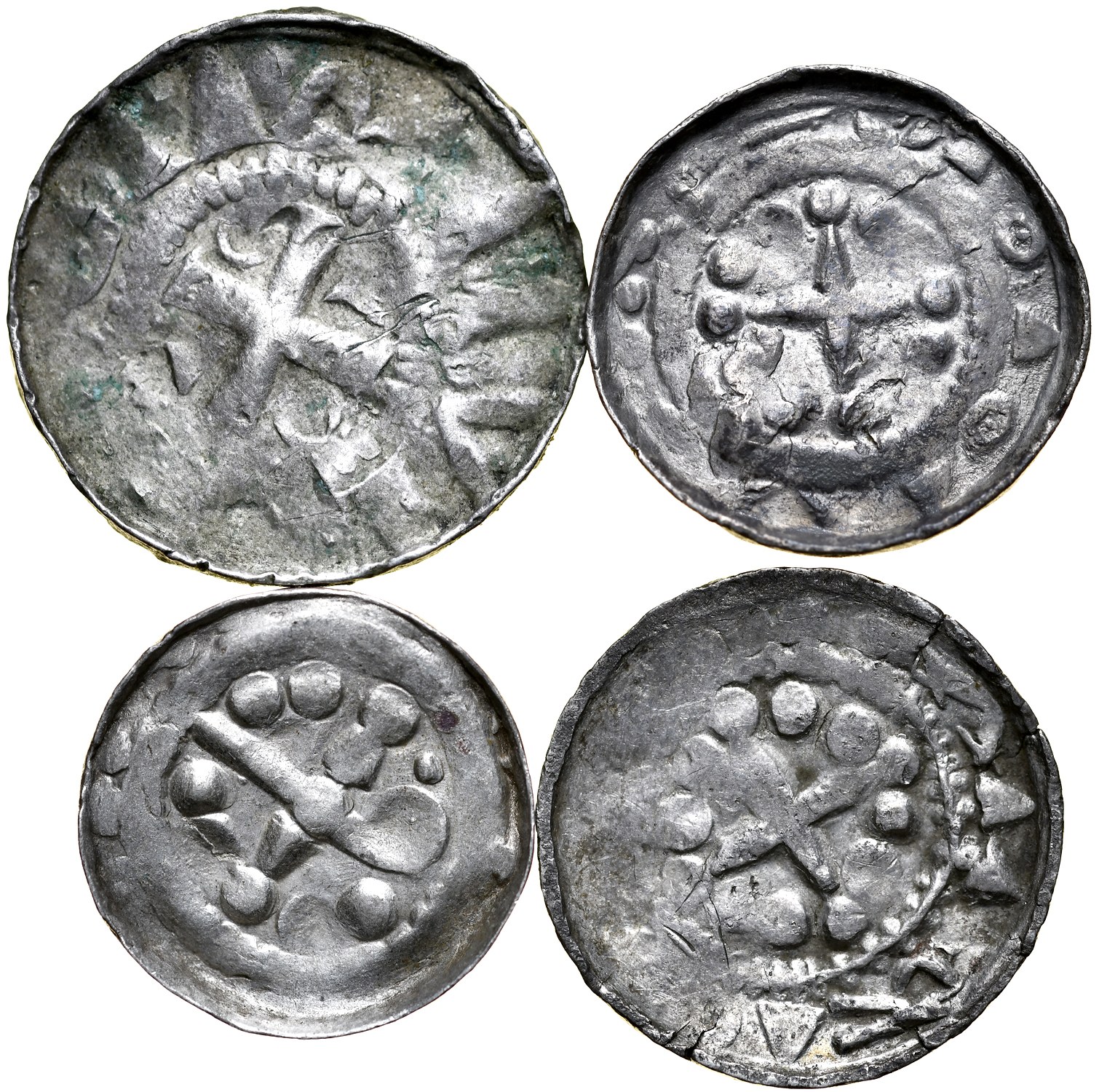 Denary krzyżowe XI w., zestaw 4 szt. - Aukcja internetowa / Licytacja ...