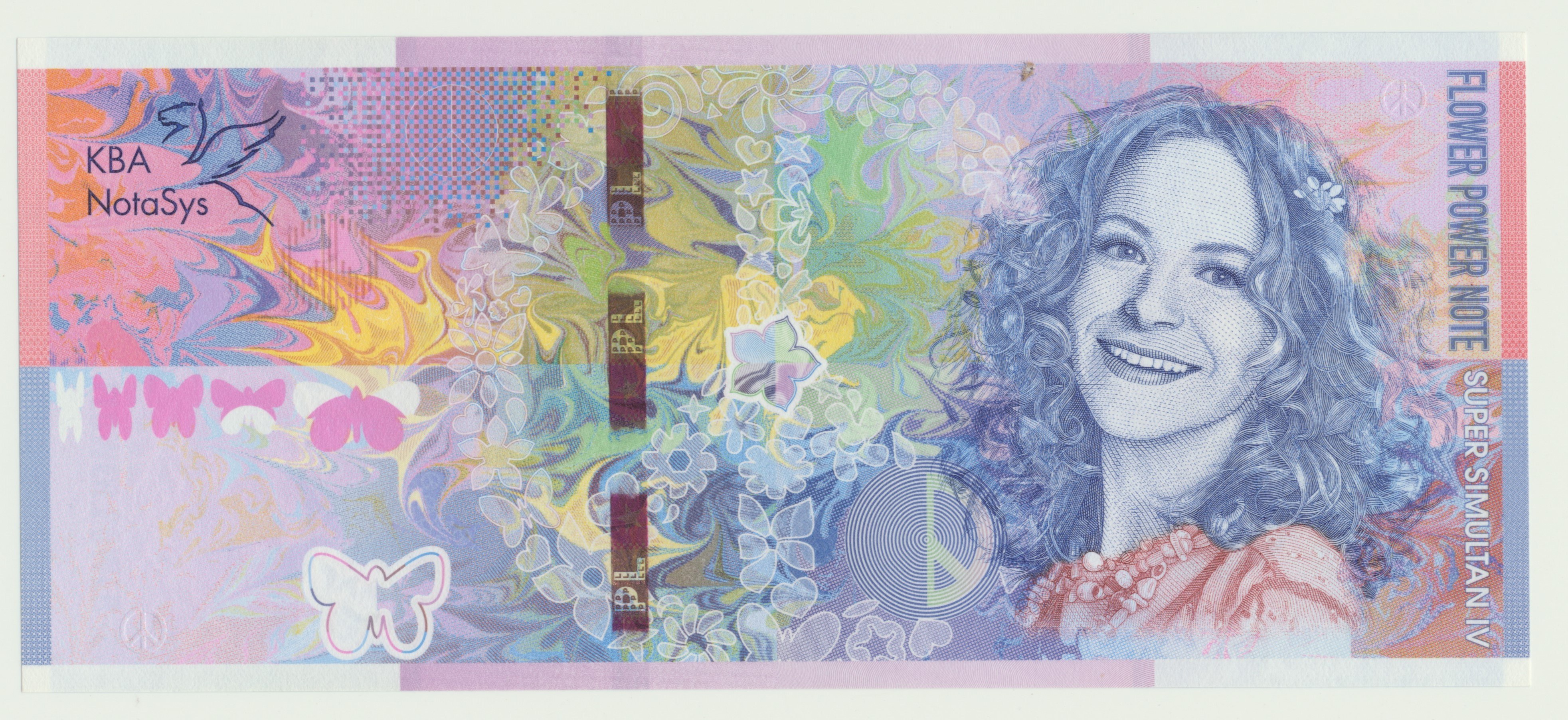 Szwajcaria, Banknot testowy KBA NotaSys FlowerPower - Aukcja ...