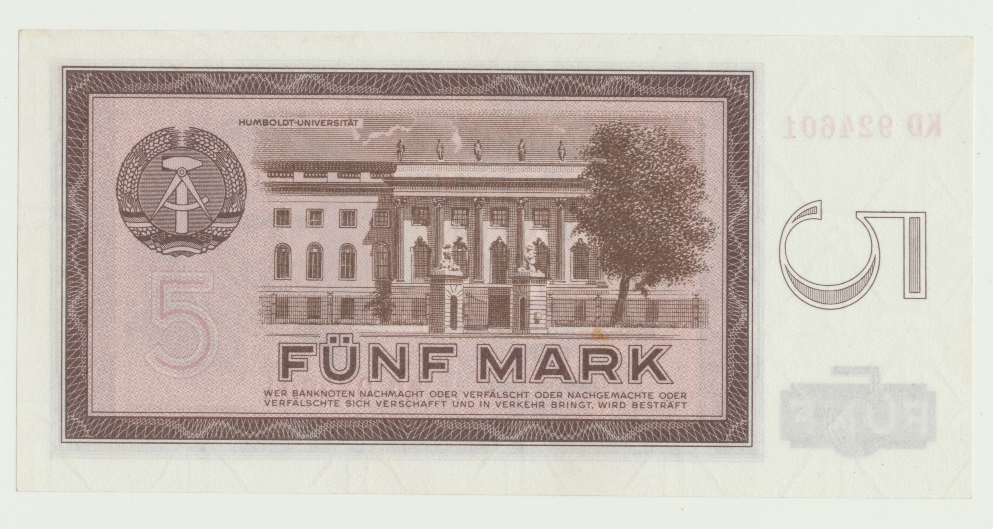 Niemcy, DDR, 5 marek 1964, ser. KD - Aukcja internetowa / Licytacja ...