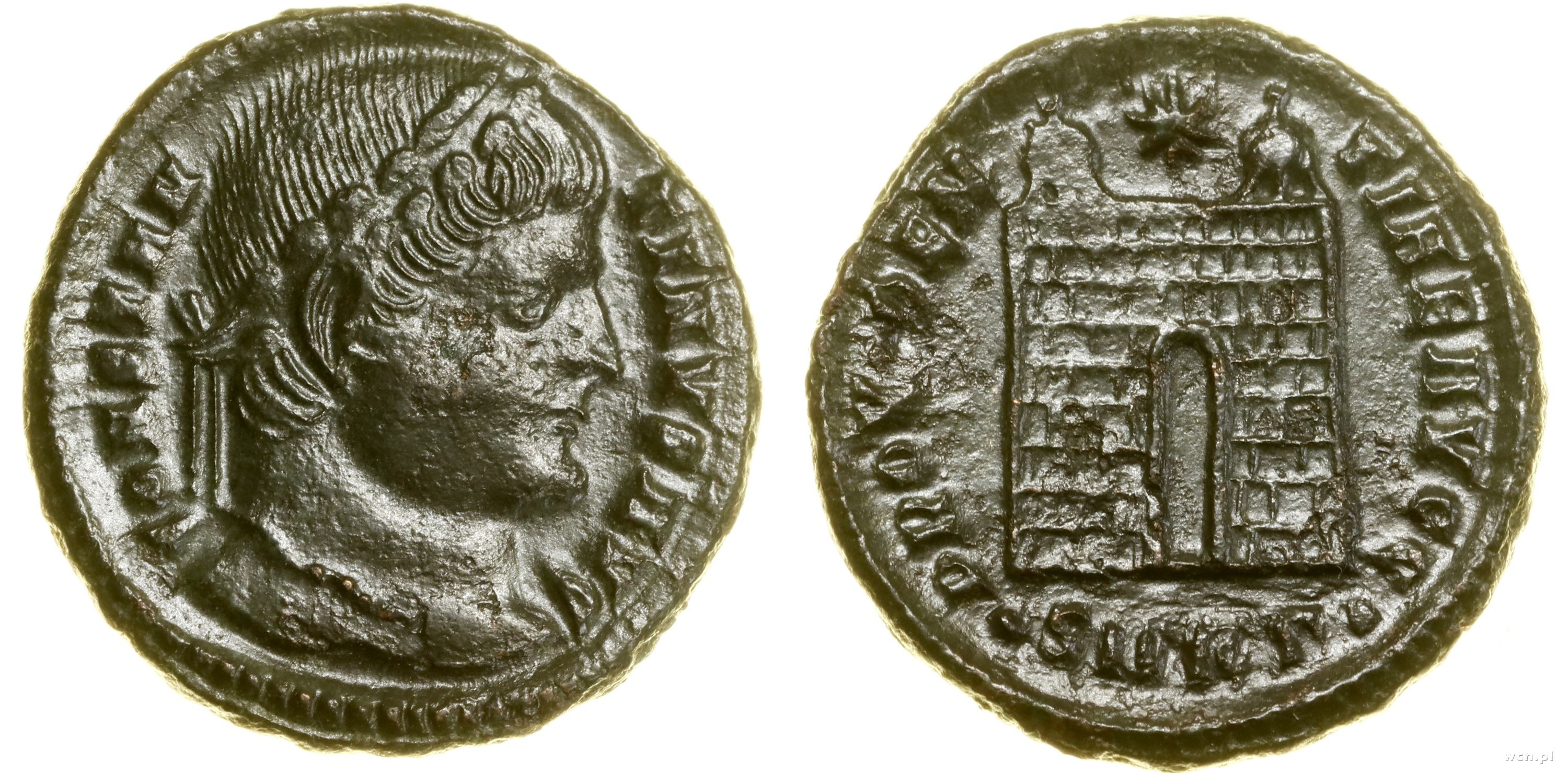 Cesarstwo Rzymskie, follis, 327-328, Cyzicus - Aukcja internetowa ...