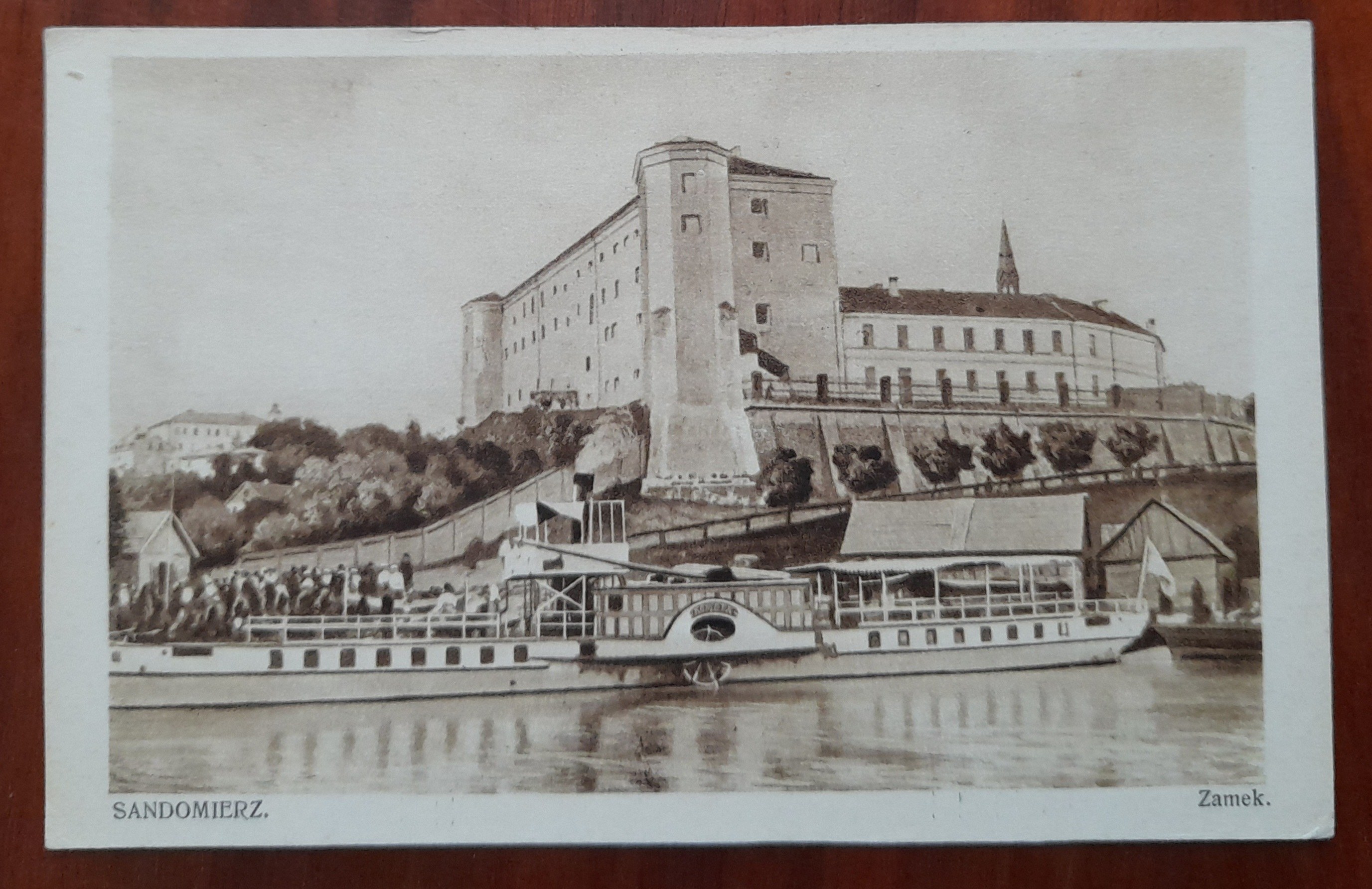 Sandomierz.Zamek.(Statek na Wiśle) - Aukcja internetowa / Licytacja ...