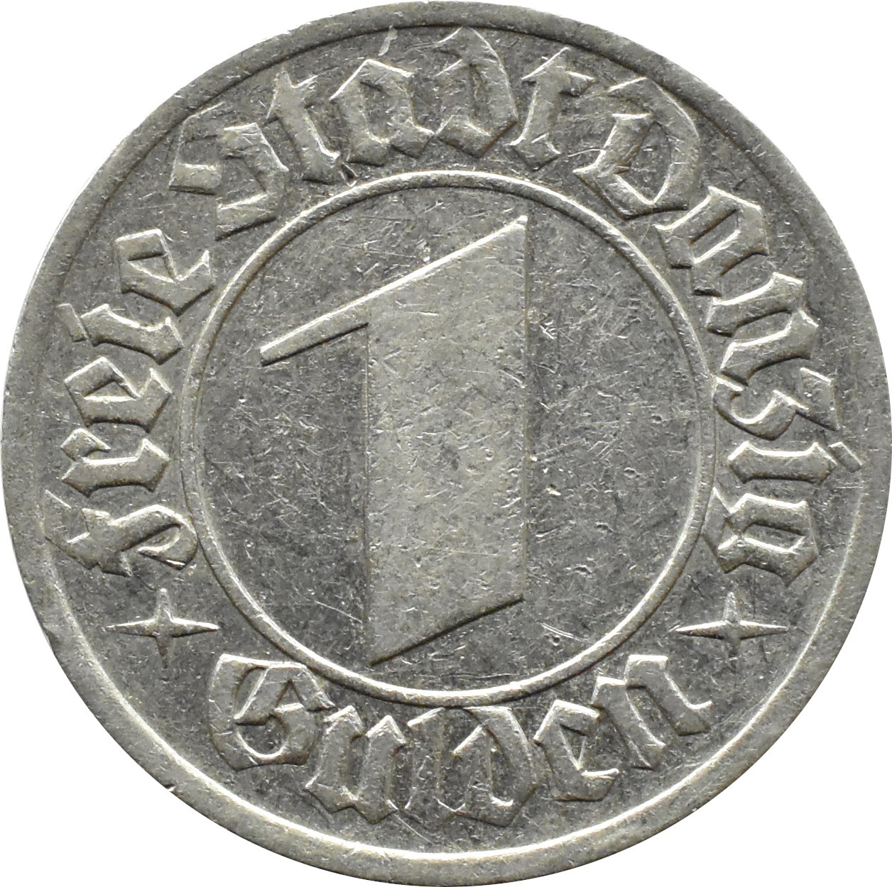 Wolne Miasto Gdańsk, 1 gulden 1932, Berlin - Aukcja internetowa / Licytacja online - Cena - OneBid