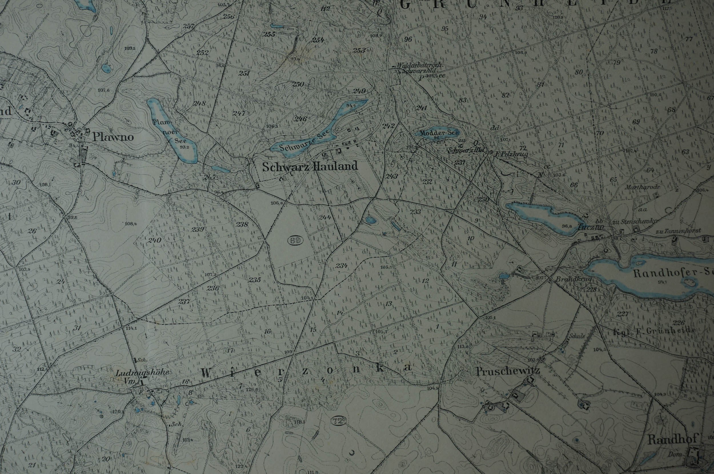 MUROWANA GOŚLINA - Murowana Goslin , mapa, skala 1: 25.000, f. 56,5 x ...