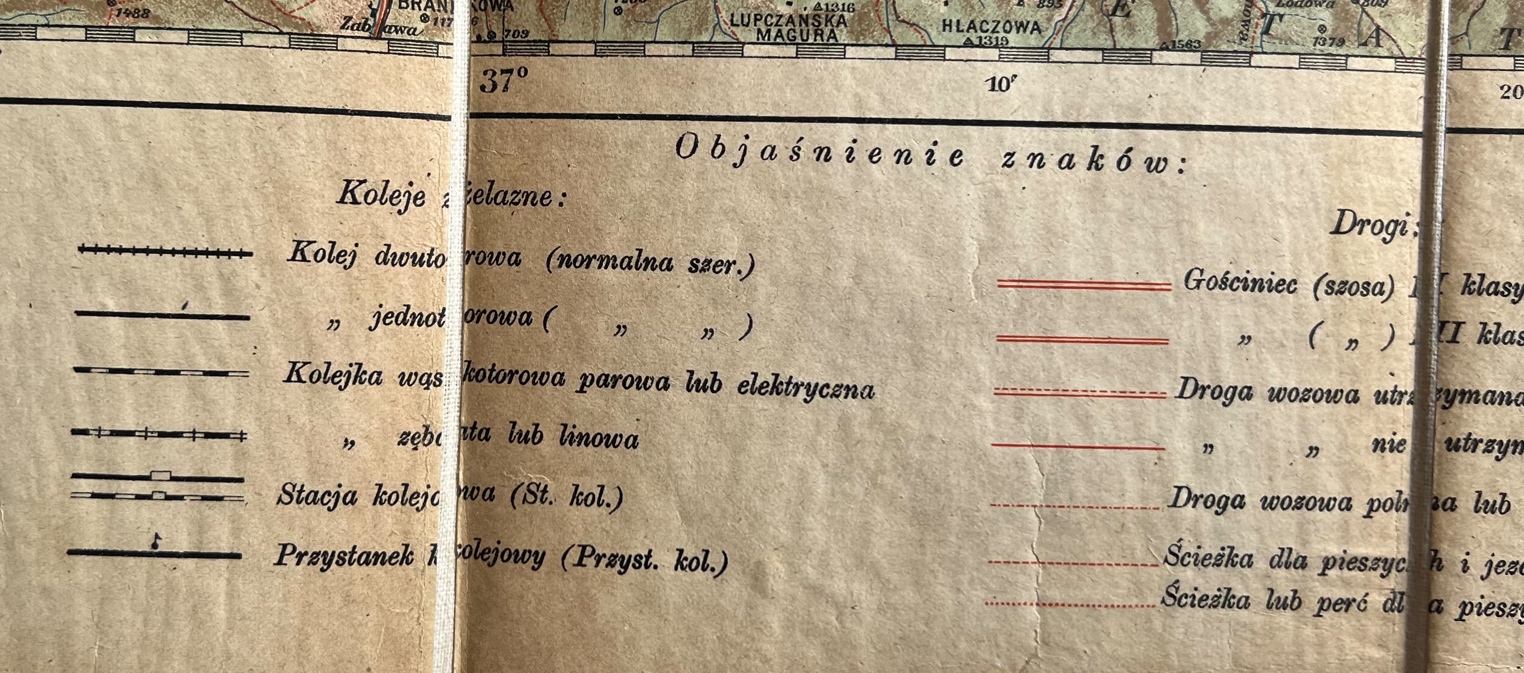 ZWOLIŃSKI Tadeusz - Mapa Podhala, Spisza, i Orawy - Warszawa 1920 ...
