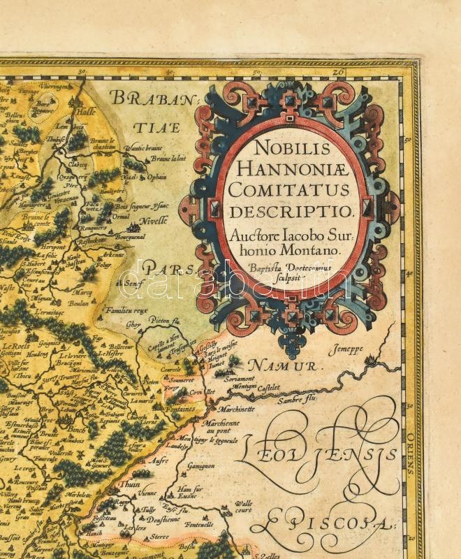 Nobilis Hannoniae comitatus Descriptio Auctore Jacob Surhonio Montano ...