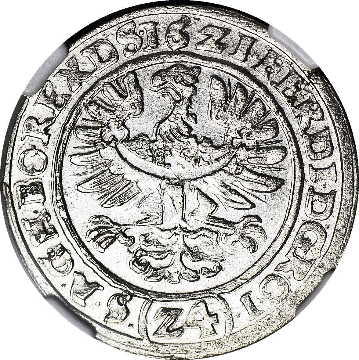 RR-, Śląsk, Miasto Wrocław, Ferdynand II, 24 krajcary 1621, mennicze ...