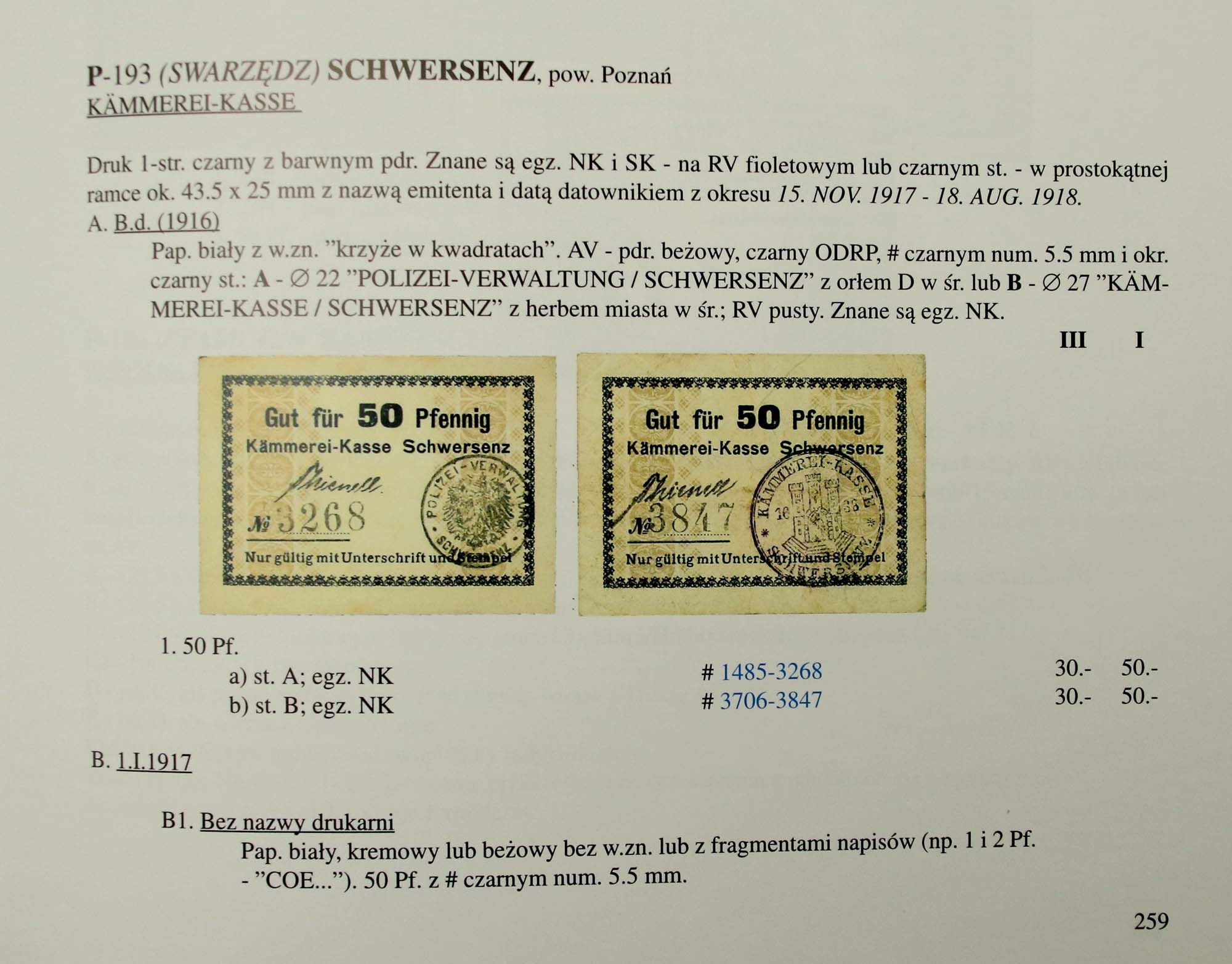 A. Podczaski, Katalog pieniędzy zastępczych, Wielkopolska - Tom III (9 ...