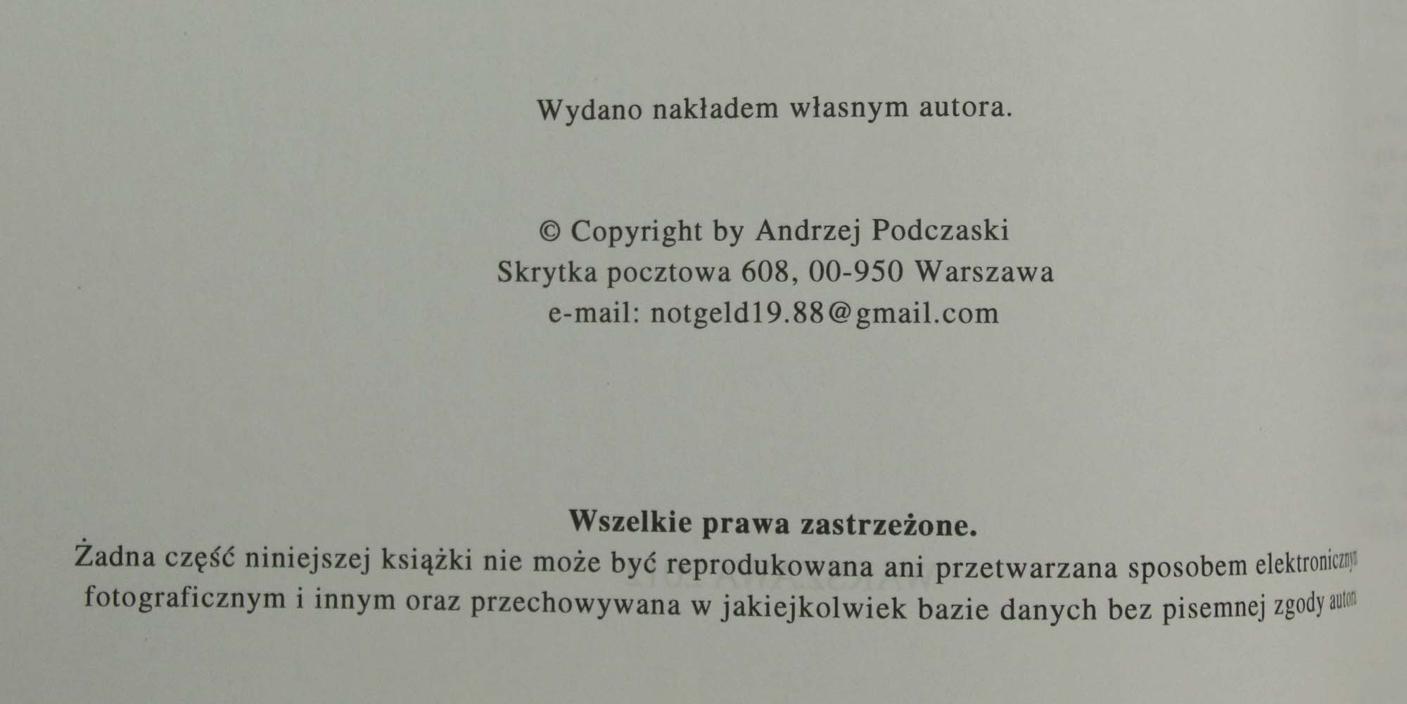 A. Podczaski, Regionalne Karty Zaopatrzeniowe. Nakład 20 egz. (12 ...