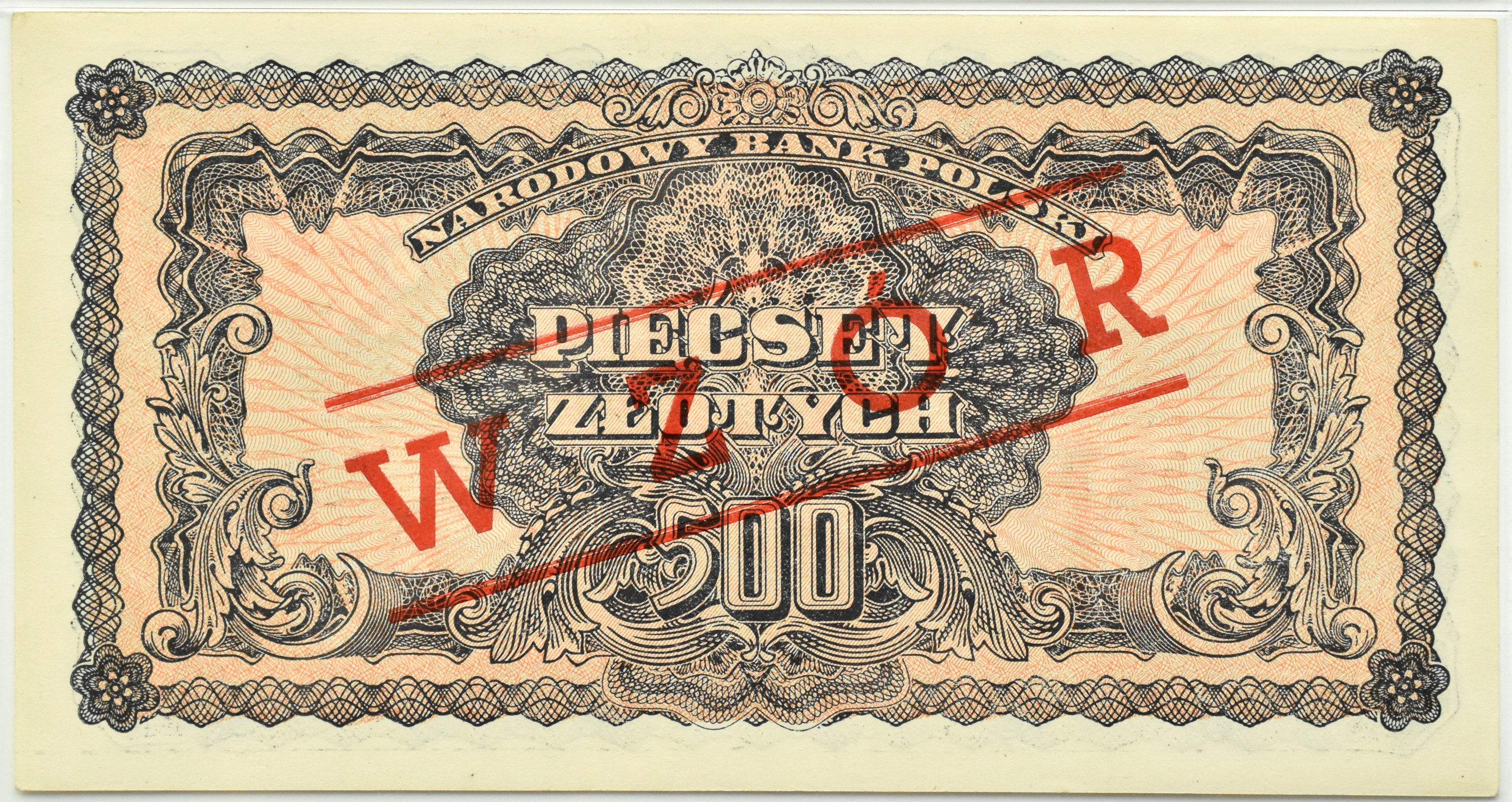 Polska Ludowa, seria lubelska, 500 złotych 1944 WZÓR, seria Ax, PMG 65 EPQ - Aukcja internetowa ...