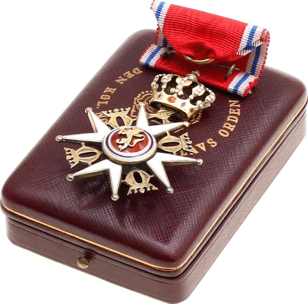 Norway Order of Saint Olaf II Class Knight Cross 1905 - 1937 R - Aukcja ...