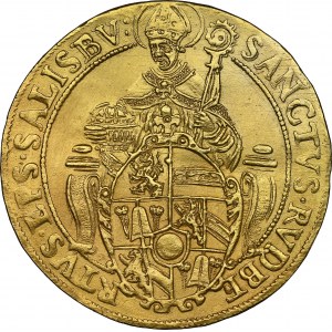 House of Habsburg - Wolf Dietrich von Raitenau (1587-1612) 4 Ducat ND ...