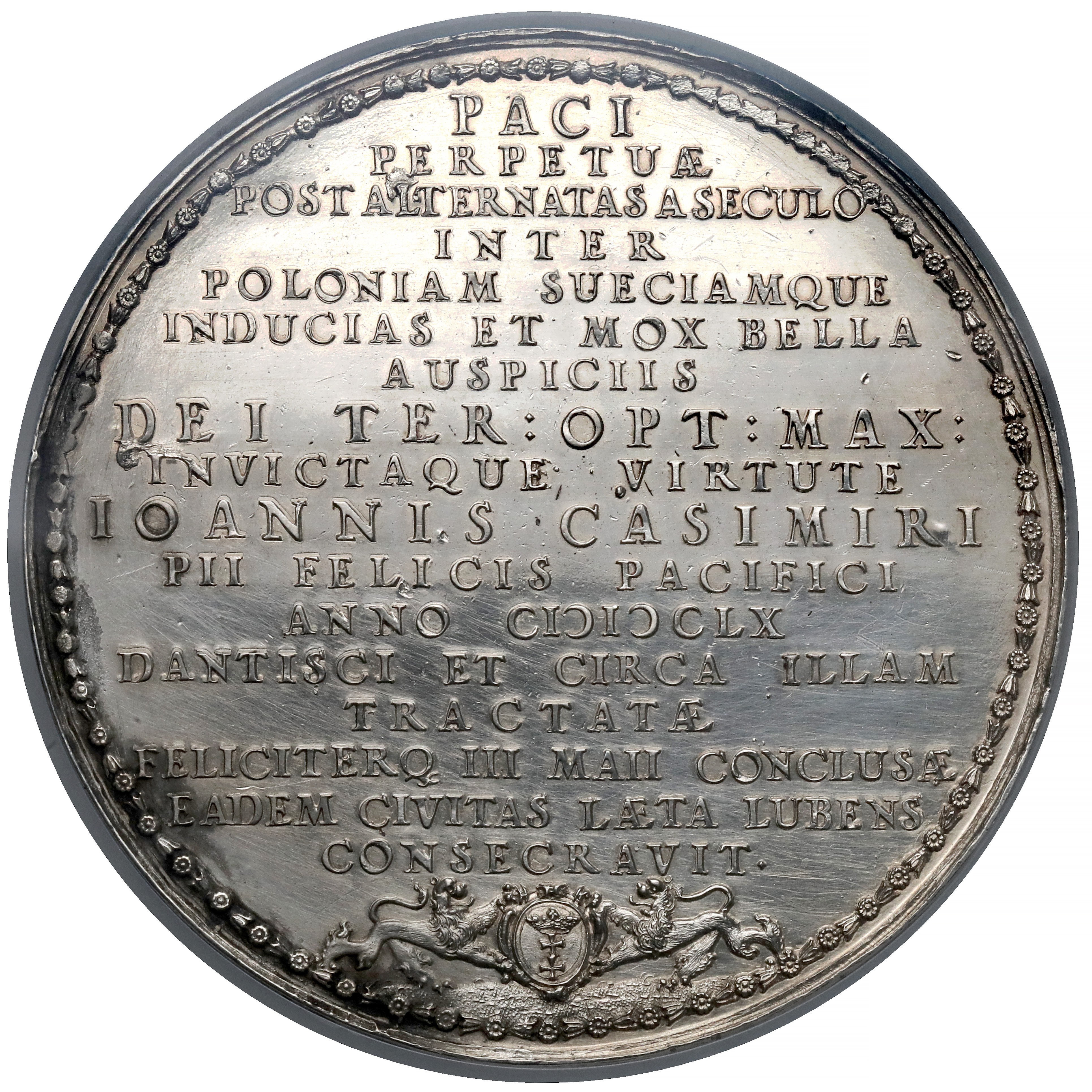 Jan II Kazimierz, Medal Pokój w Oliwie 1660 (Höhn) - Aukcja internetowa ...