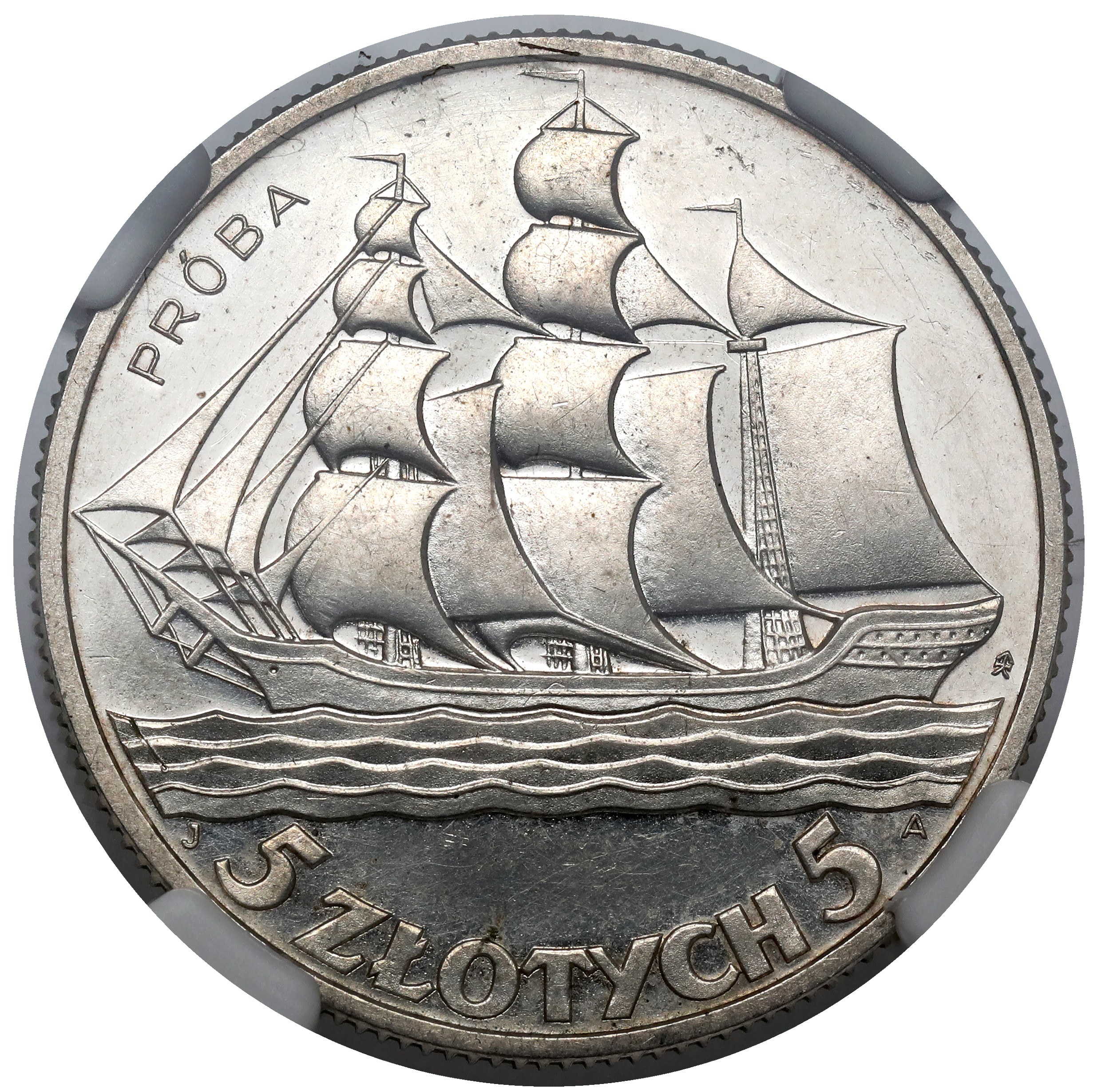 Sampled 5 gold 1936 Sailing ship - LUSTRY stamp - Online auction ...