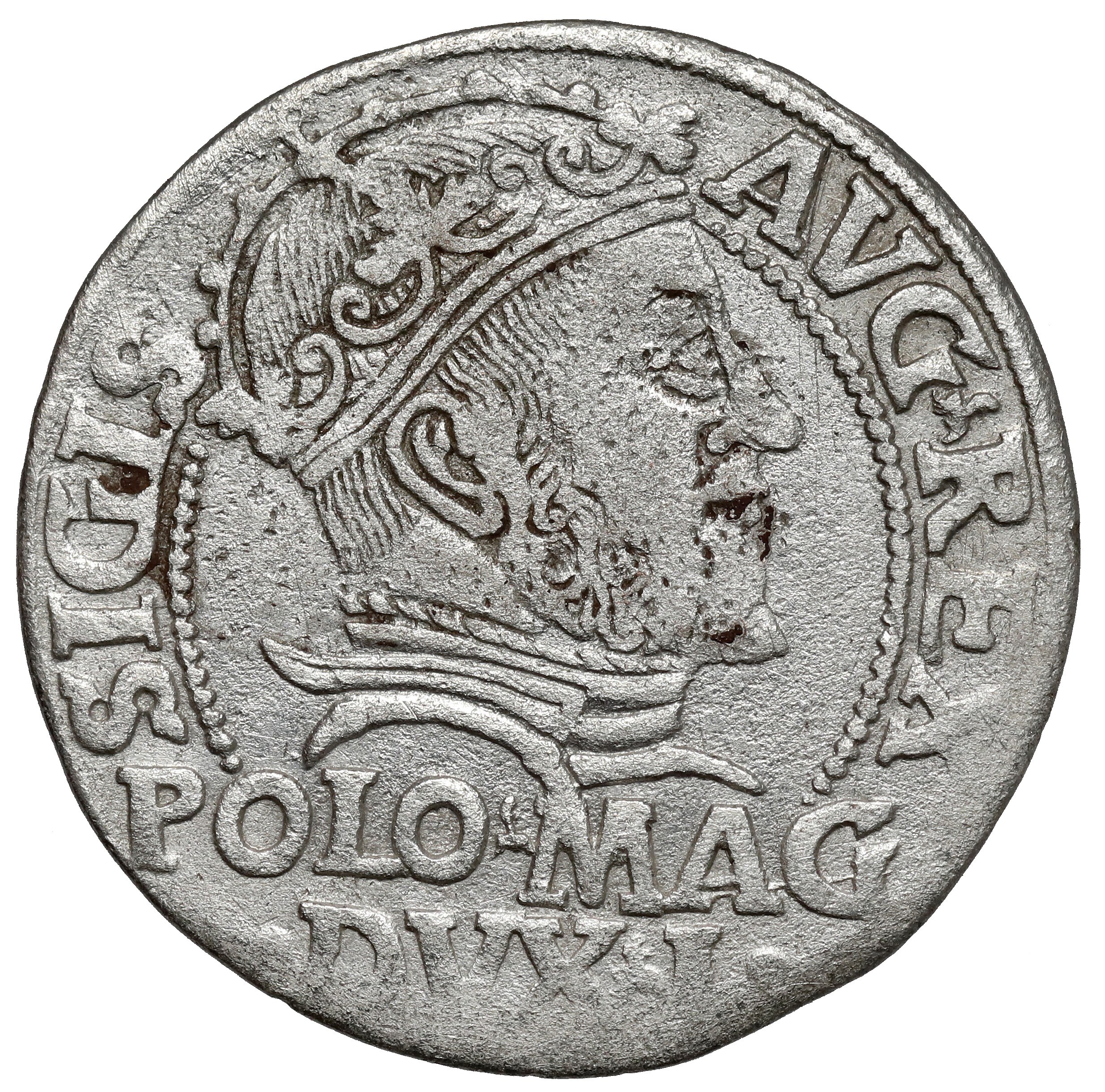 Zygmunt II August, Grosz na stopę polską 1547, Wilno - Aukcja ...