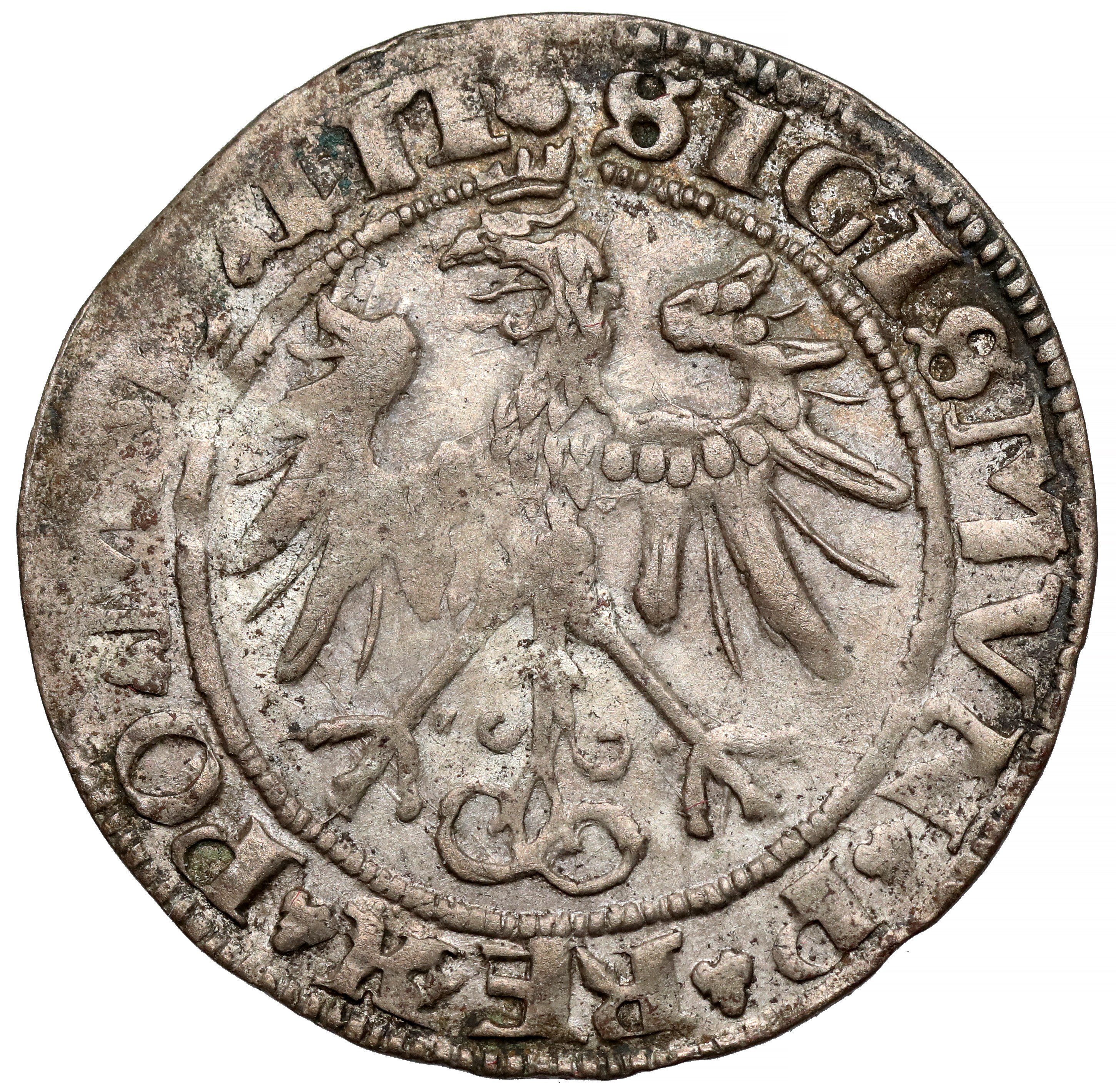 Zygmunt I Stary, Grosz Wilno 1536 - litera I - styczeń - Aukcja ...