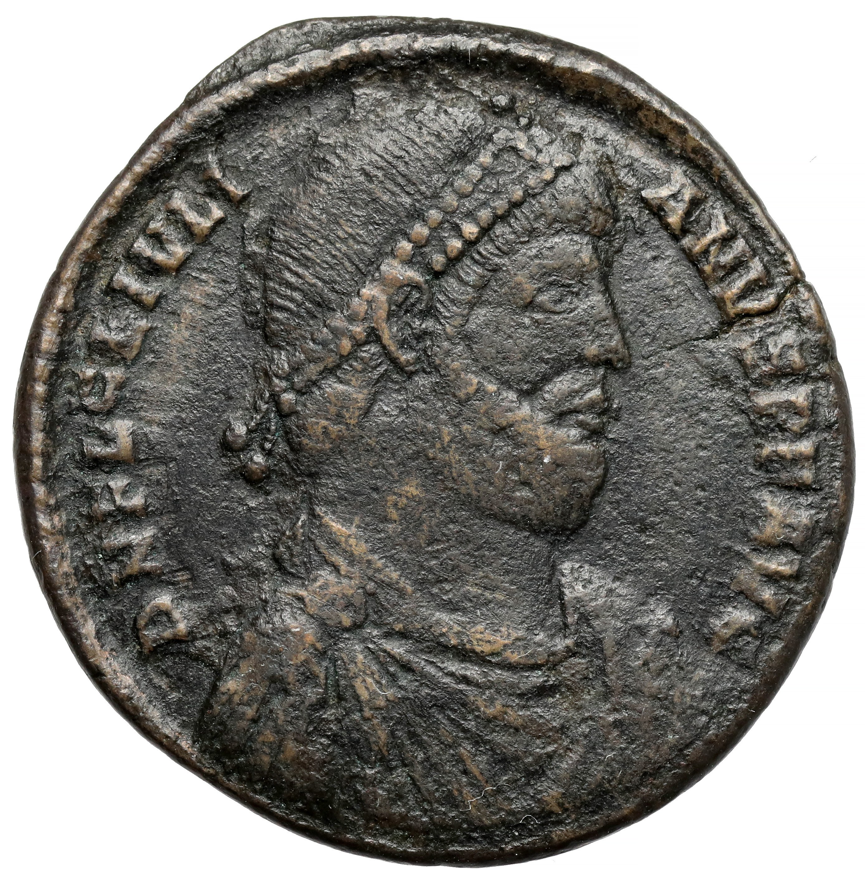 Julian II Apostata (360-363 n.e.) Podwójna majorina, Konstantynopol ...