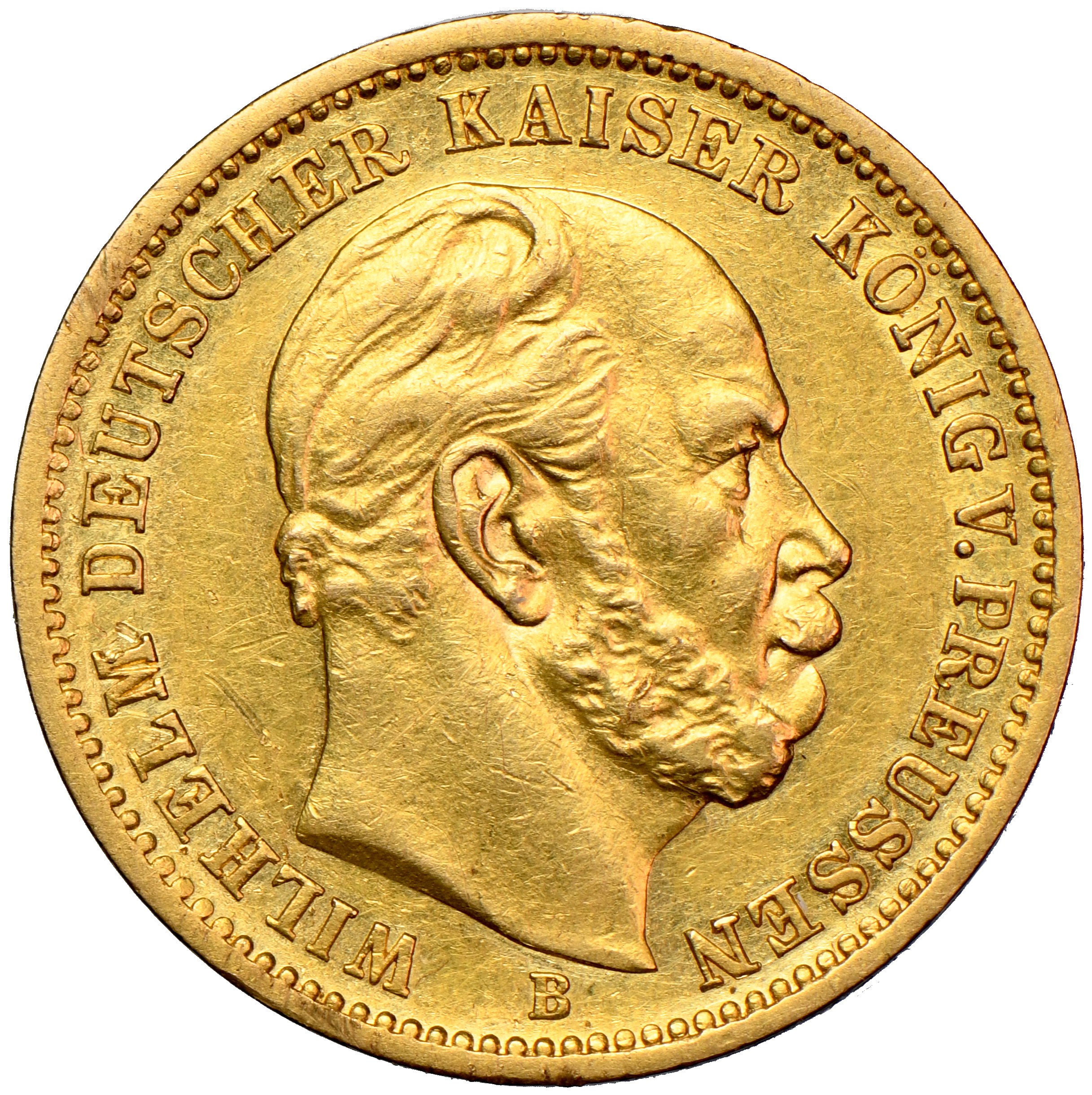 Niemcy, Królestwo Prus, Wilhelm I, 20 Marek 1872, men. Hanower - Aukcja ...