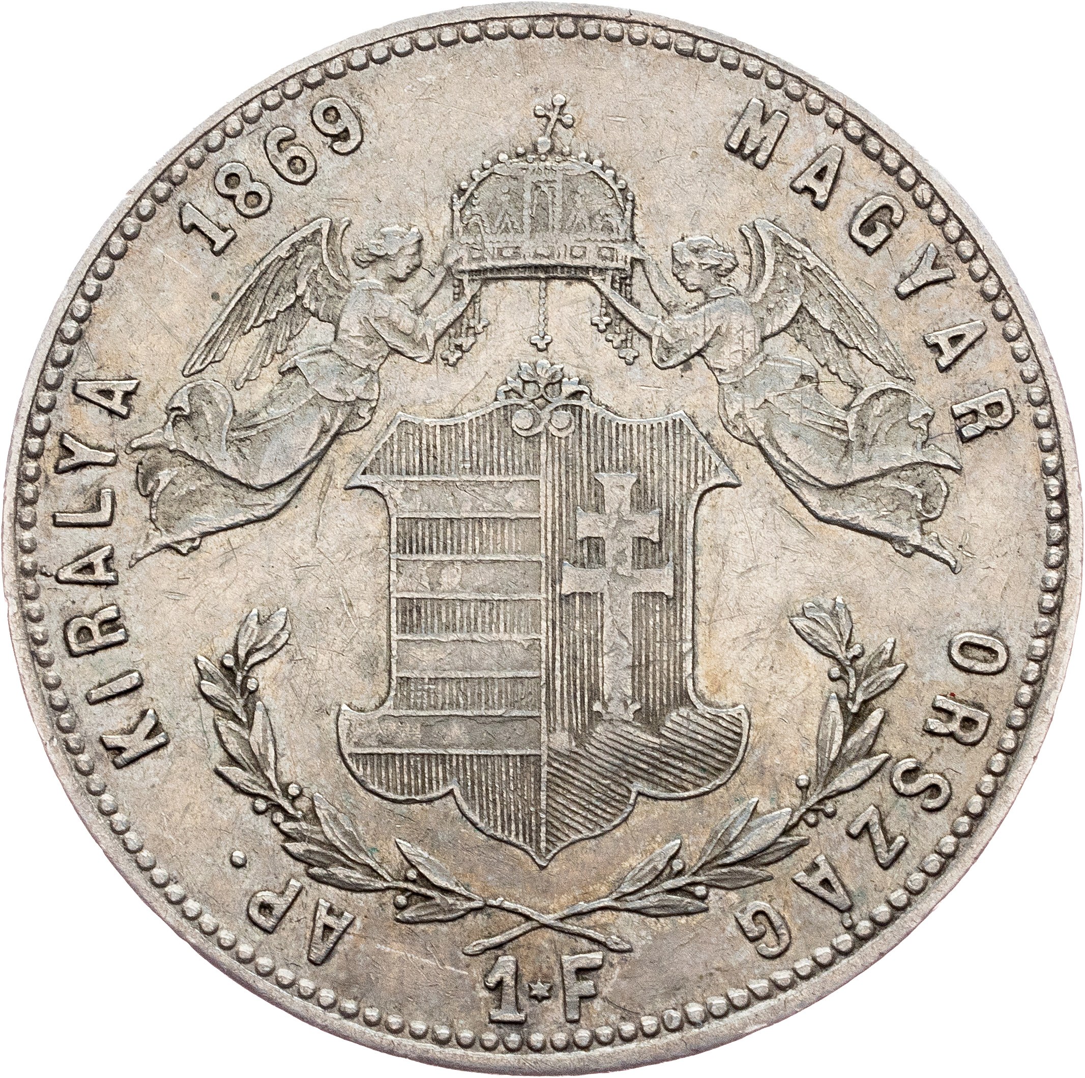 Franz Joseph I., 1 Forint 1869, KB - Aukcja internetowa / Licytacja online - Cena - OneBid