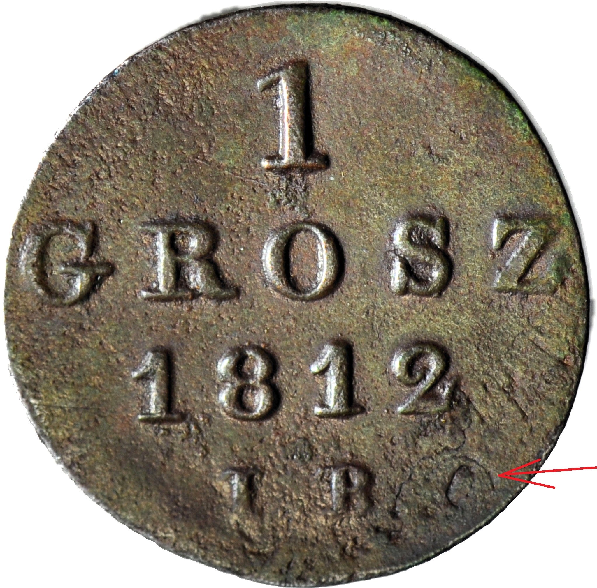 Księstwo Warszawskie, 1 Grosz 1812 IB - Aukcja internetowa / Licytacja online - Cena - OneBid