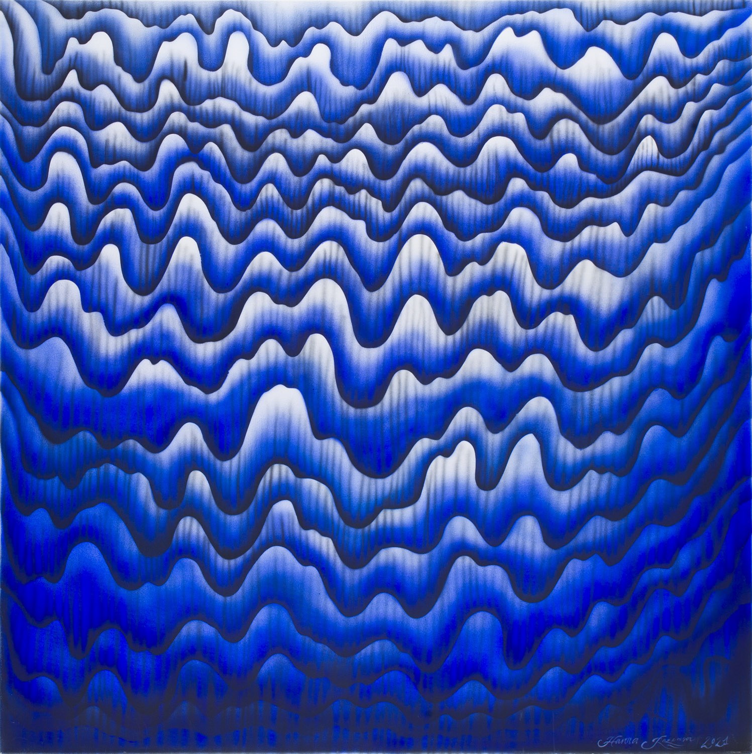 Hanna Rozpara (ur. 1990, Sosnowiec), "Fluid NC 01", 2021 - Aukcja ...