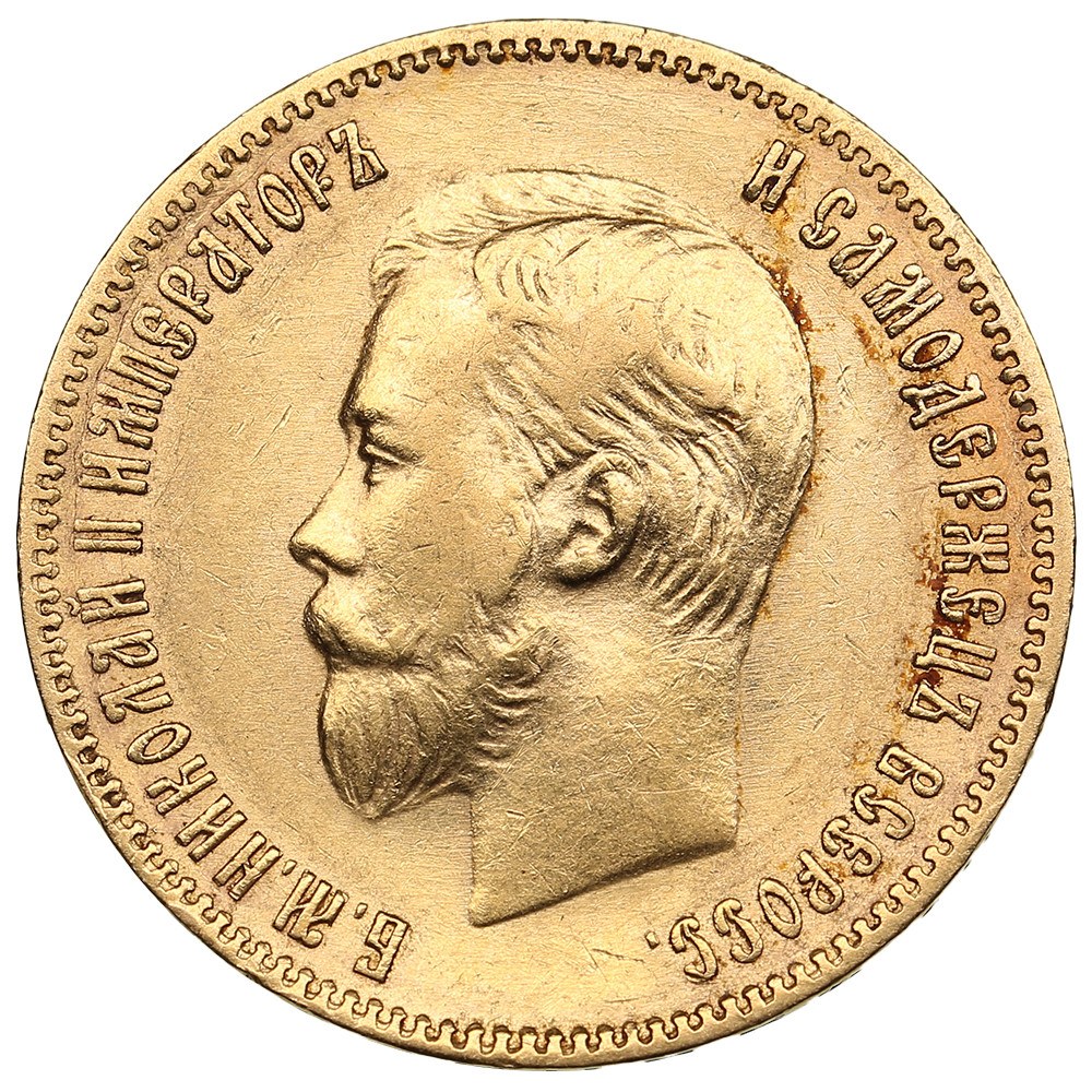 Rosja 10 rubli 1902 AP - Mikołaj II (1894-1917) - Aukcja internetowa / Licytacja online - Cena ...