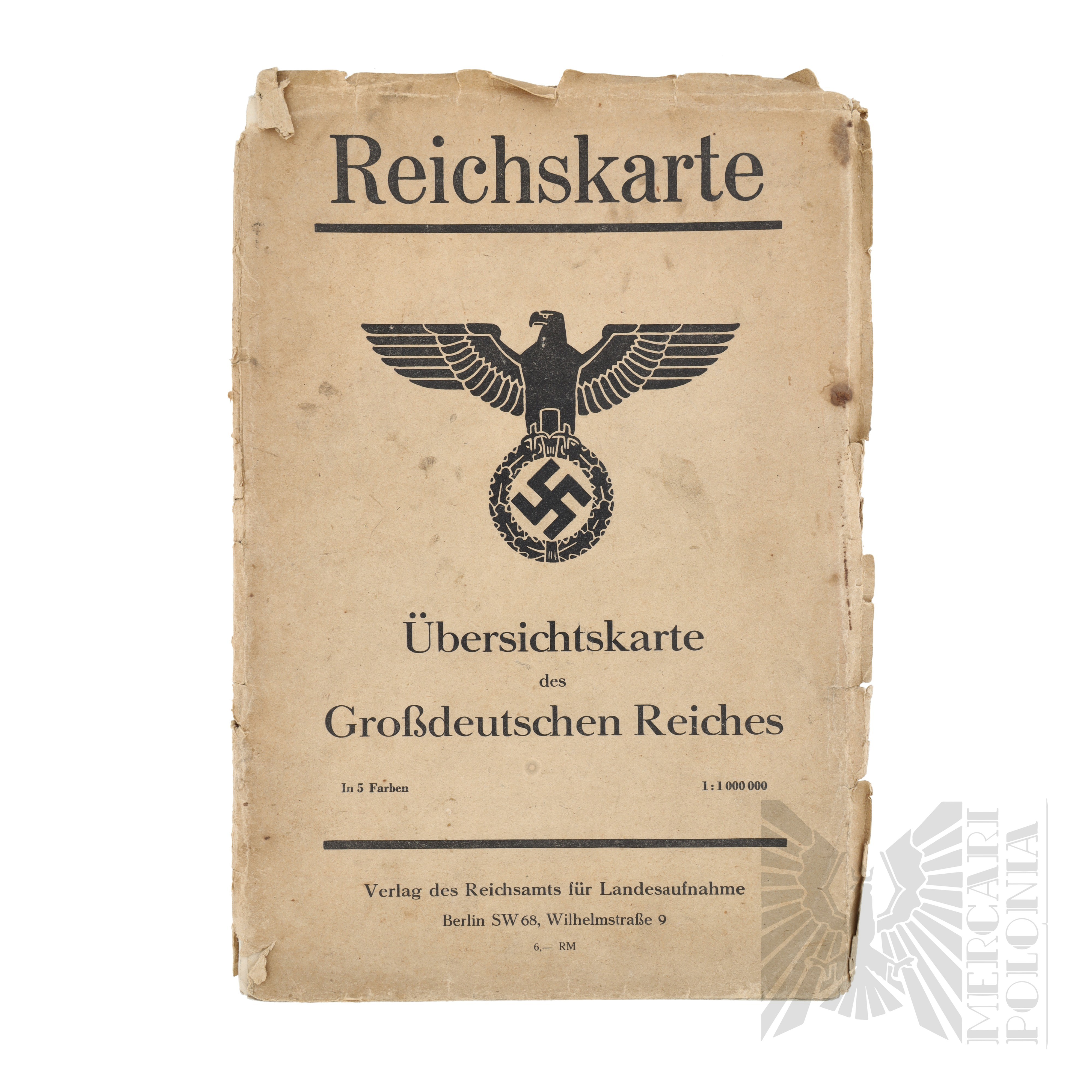 III Rzesza - Mapa Wielkich Niemiec (Reichkarte Ubersichtskarte des ...