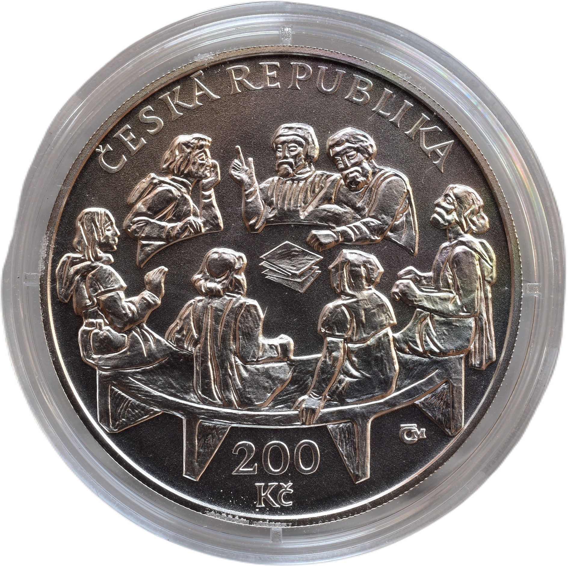 200 CZK 2020 600. rocznica publikacja czterech artykułów praskich ...