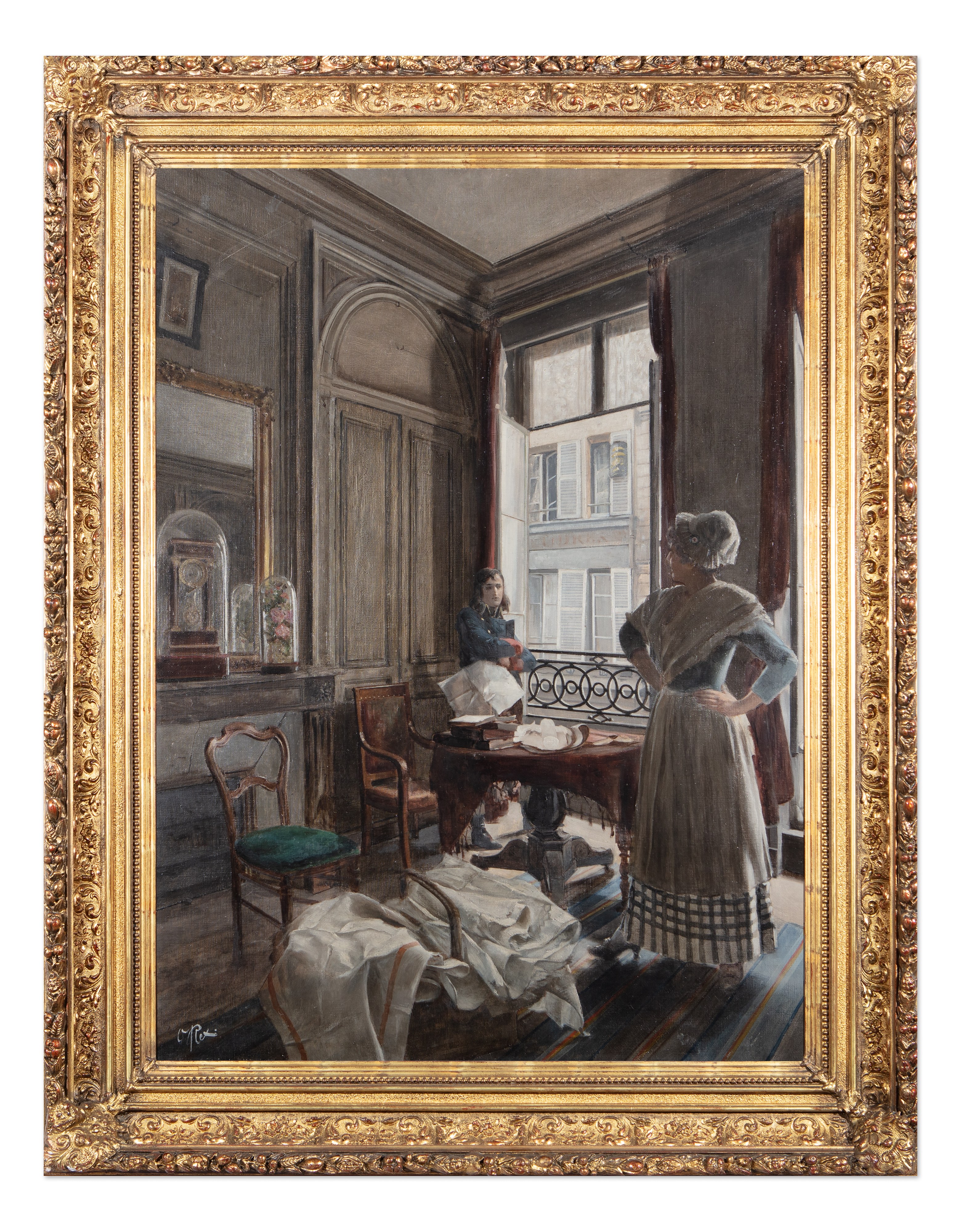OSKAR REX (CZECH / BOHEMIAN 1857 - 1929) - Napoleon and Josephine and ...