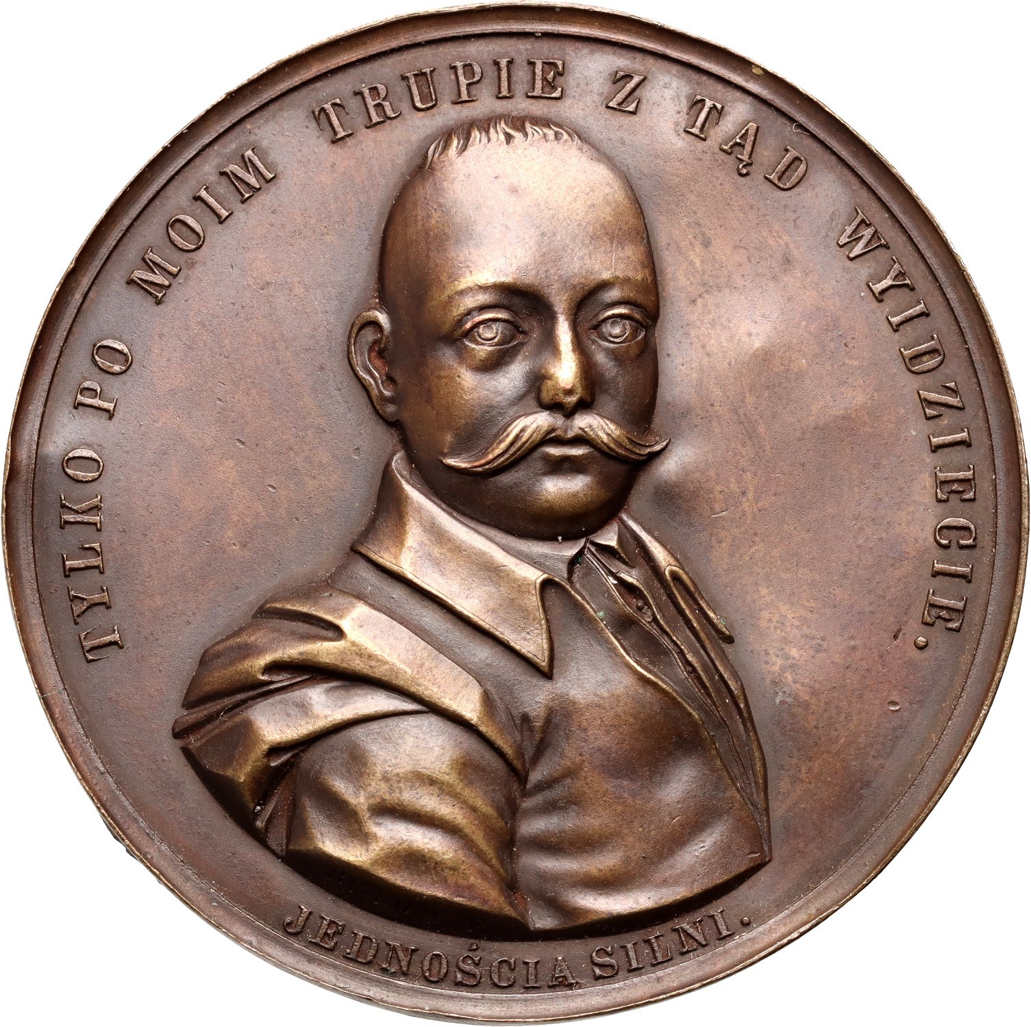 XIX wiek, medal z 1860 roku, Tadeusz Rejtan - Aukcja internetowa / Licytacja online - Cena - OneBid