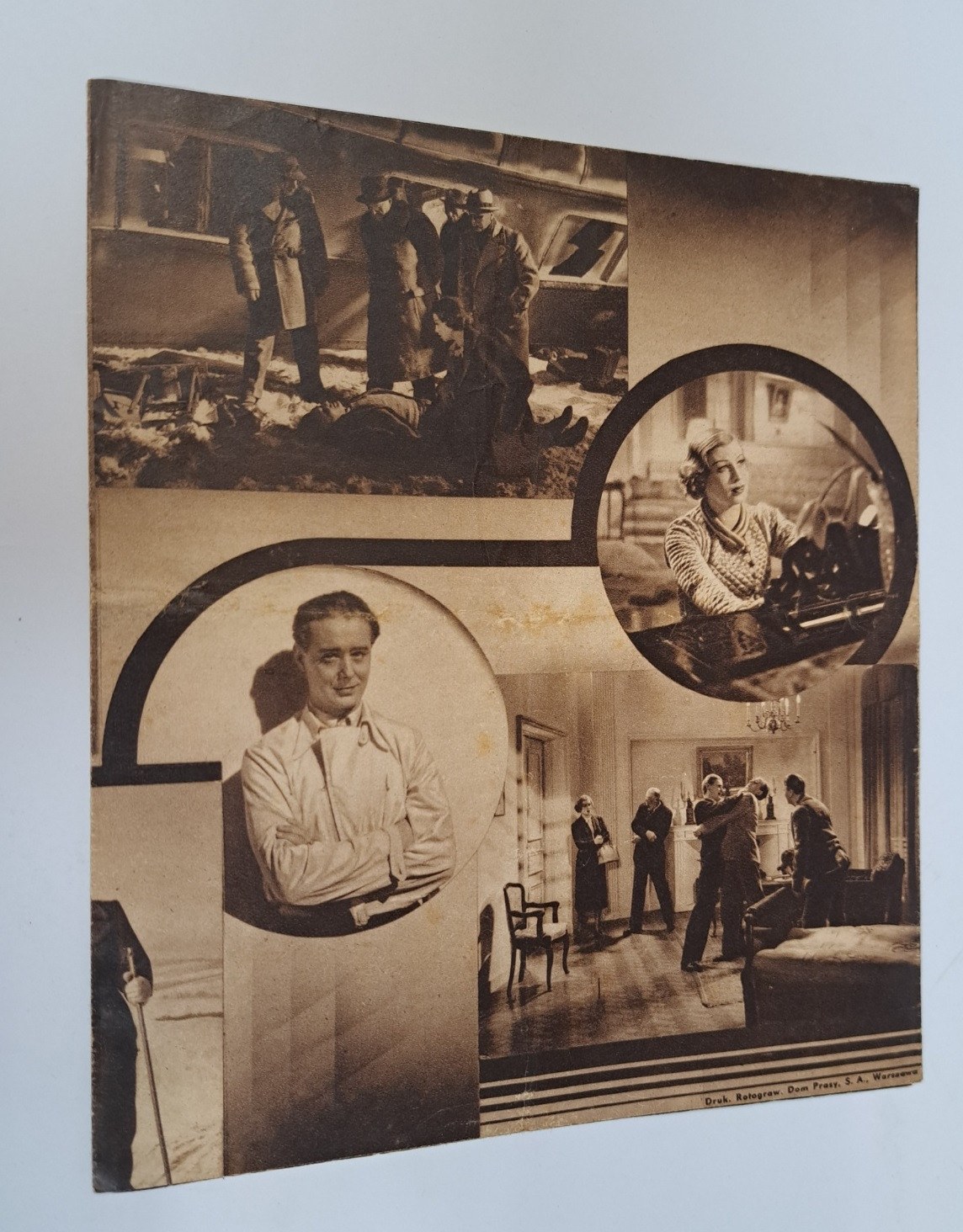 Program filmowy TY, CO W OSTREJ ŚWIECISZ BRAMIE... 1937. W rolach ...