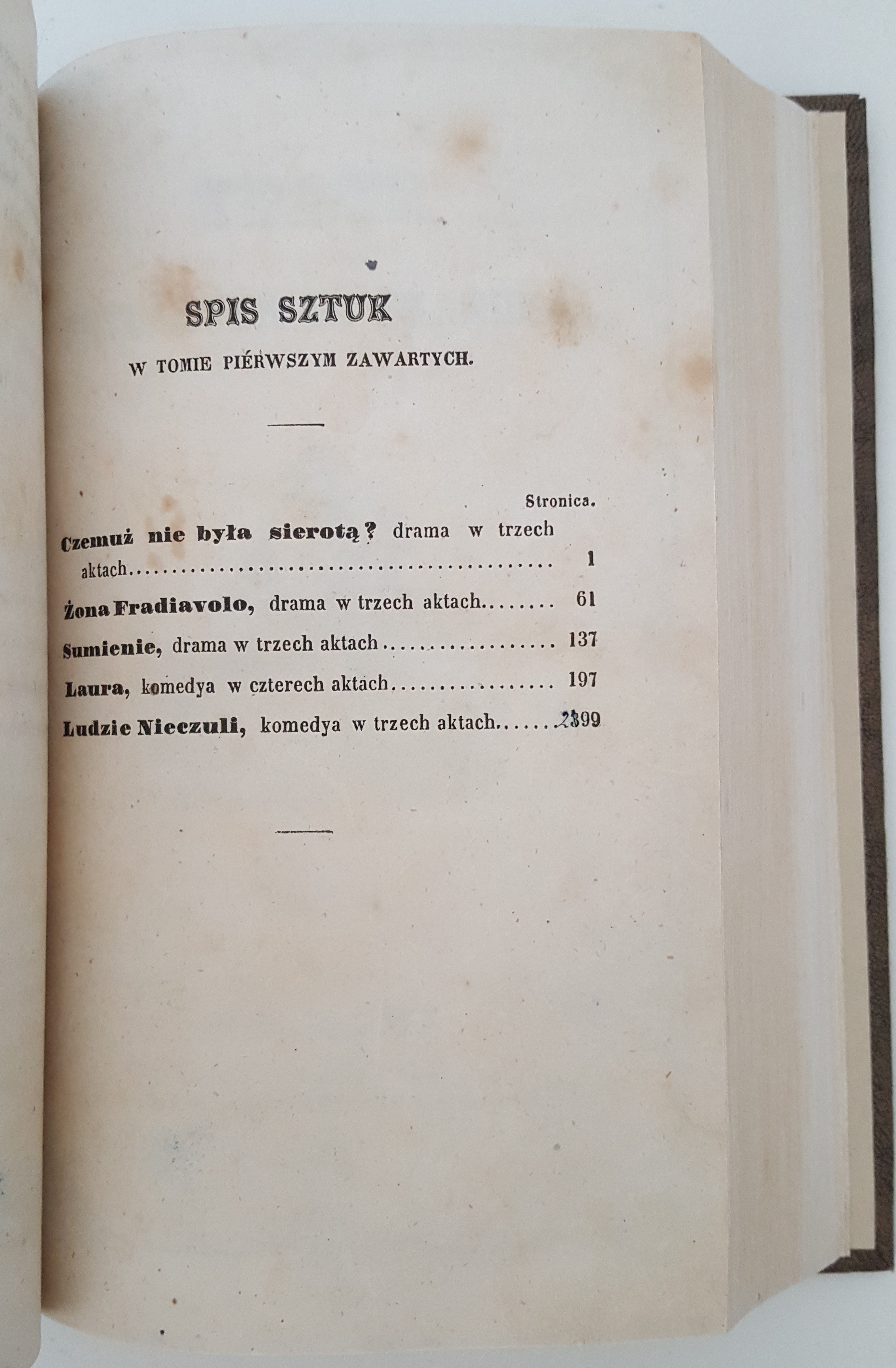 SKARBEK - TEATR FRYDERYKA HR. SKARBKA Tom I-II Warszawa 1847 - Aukcja ...