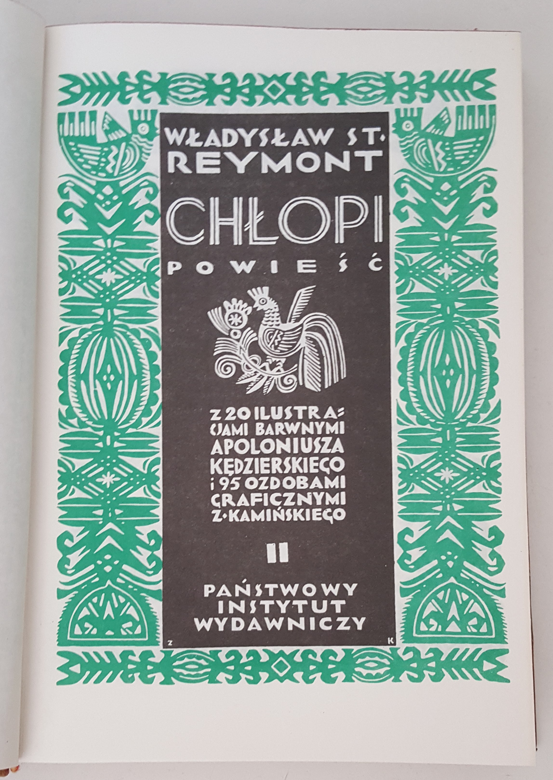 REYMONT Władysław St. - CHŁOPI Tom I-II Ilustracje Reprint I - Aukcja ...