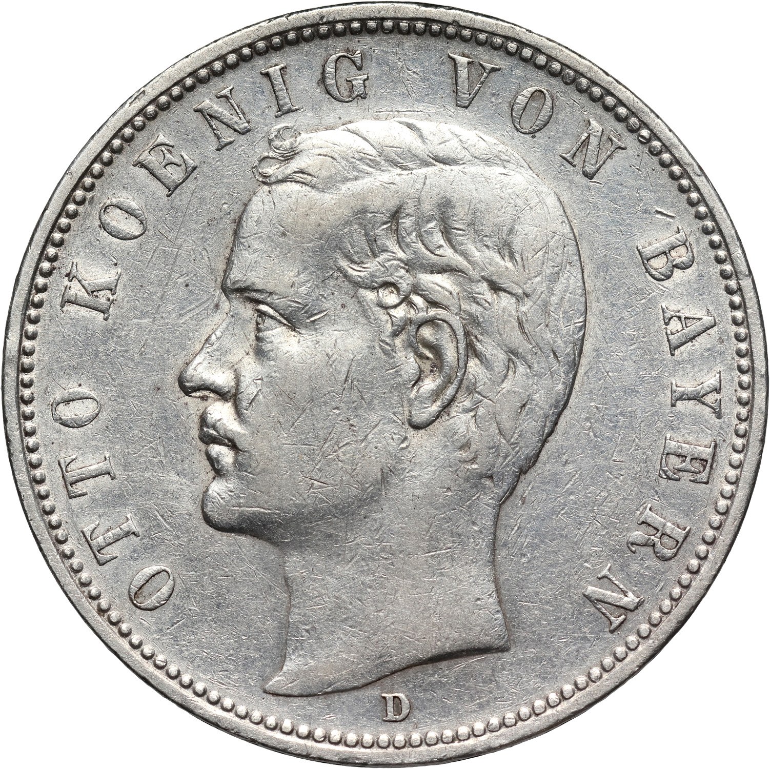 Niemcy, Bawaria, Otto, 5 marek 1902 D, Monachium - Aukcja internetowa ...