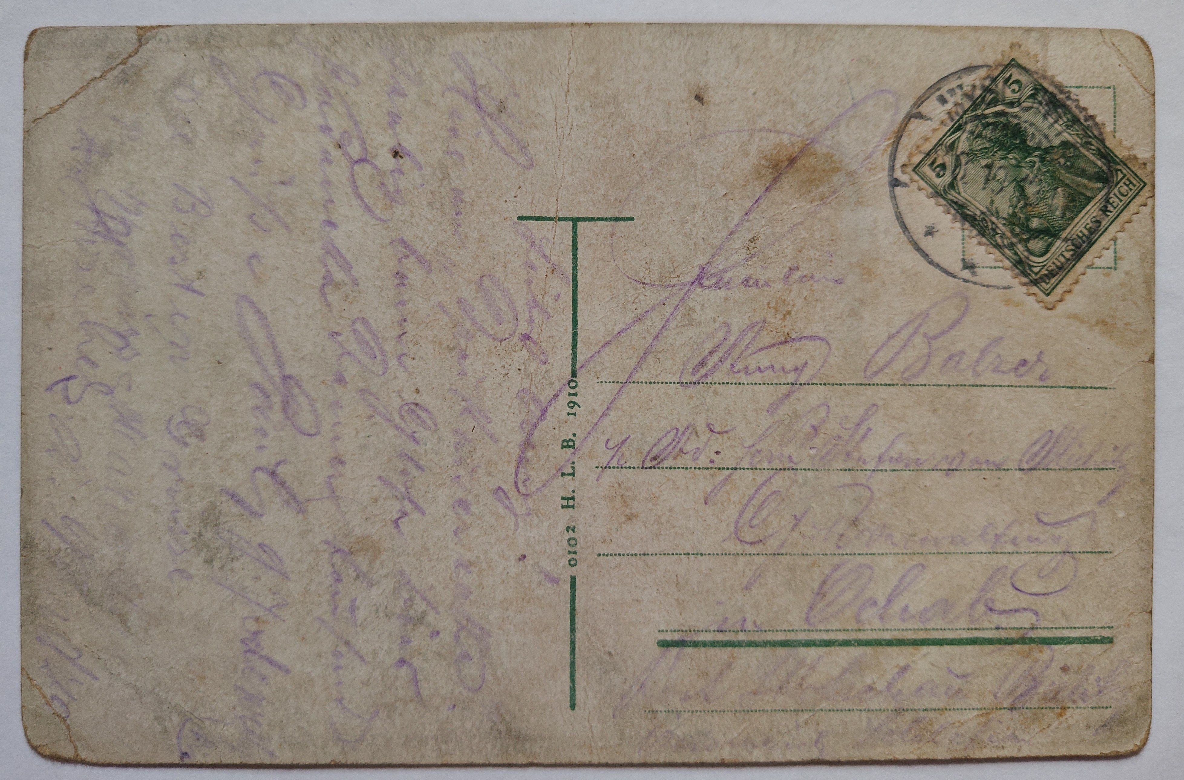 Pocztówka Dreikaiserreichsecke Bei Jensor - Trójkąt Trzech Cesarzy w ...