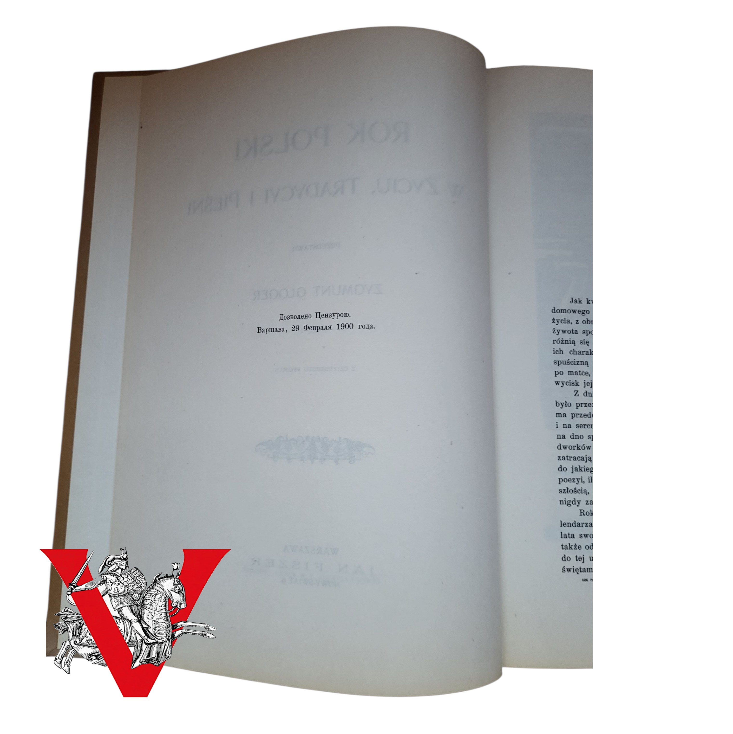 Rok Polski w Życiu Tradycji i Pieśni - Gloger - reprint numerowany 383 ...