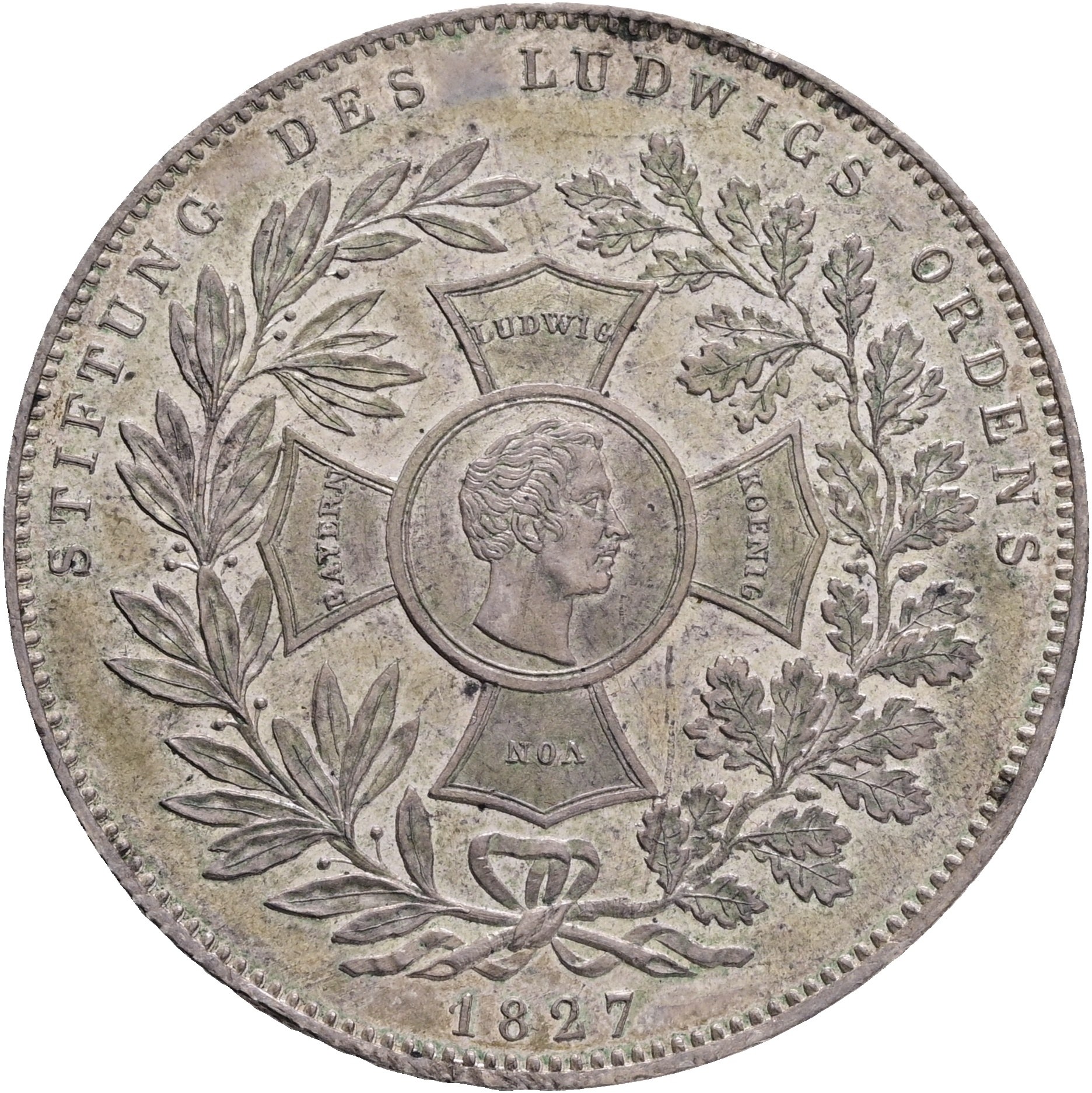 Bawaria LUDWIG I 1825-1848, 1 Monachium 1851, STIFTUNG DES LUDWIGS ...