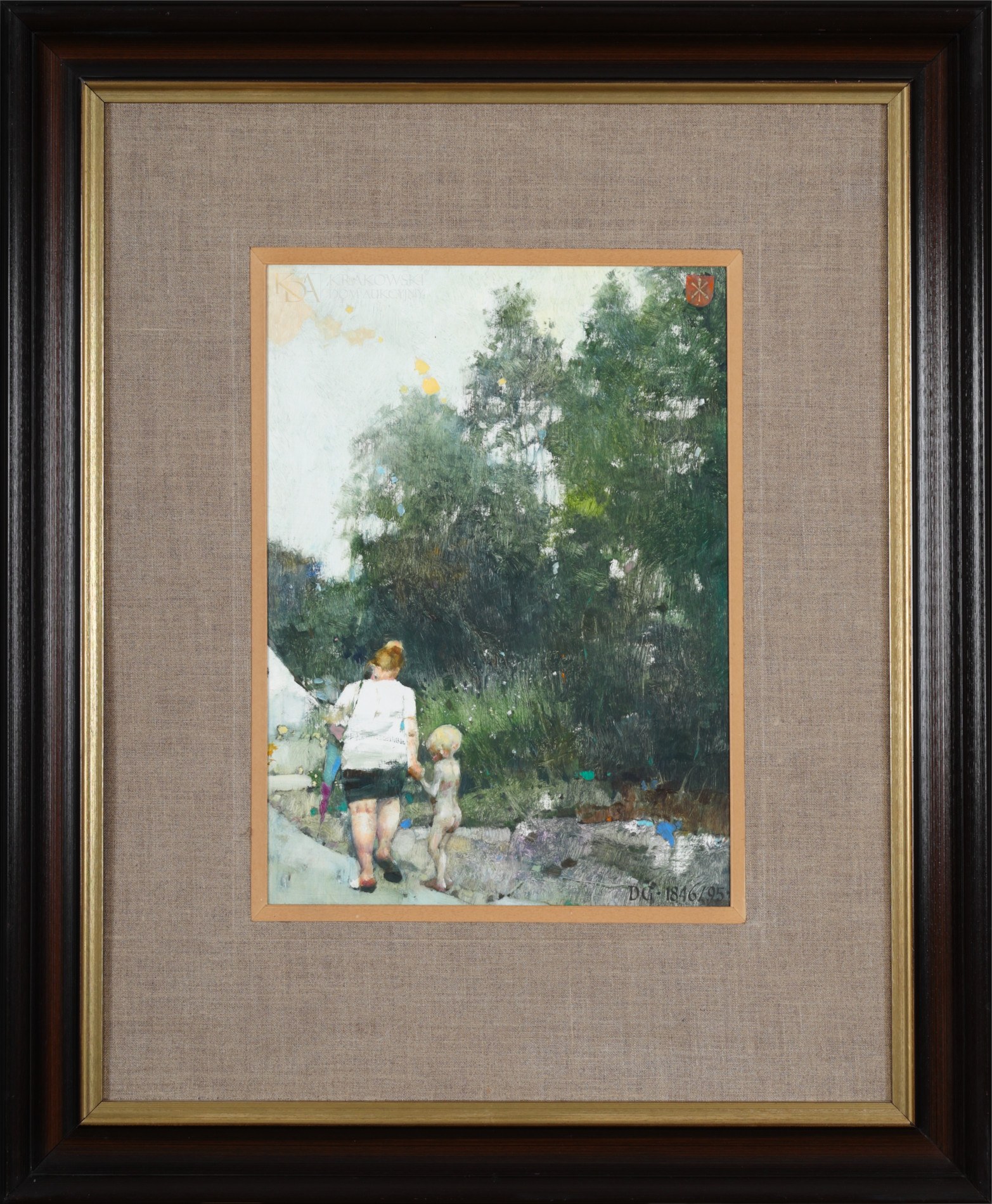 Jerzy DUDA-GRACZ (1941-2004), "Roztocze: wieś Lipowiec - Uprowadzenie (Obraz 1846)" (1995 ...