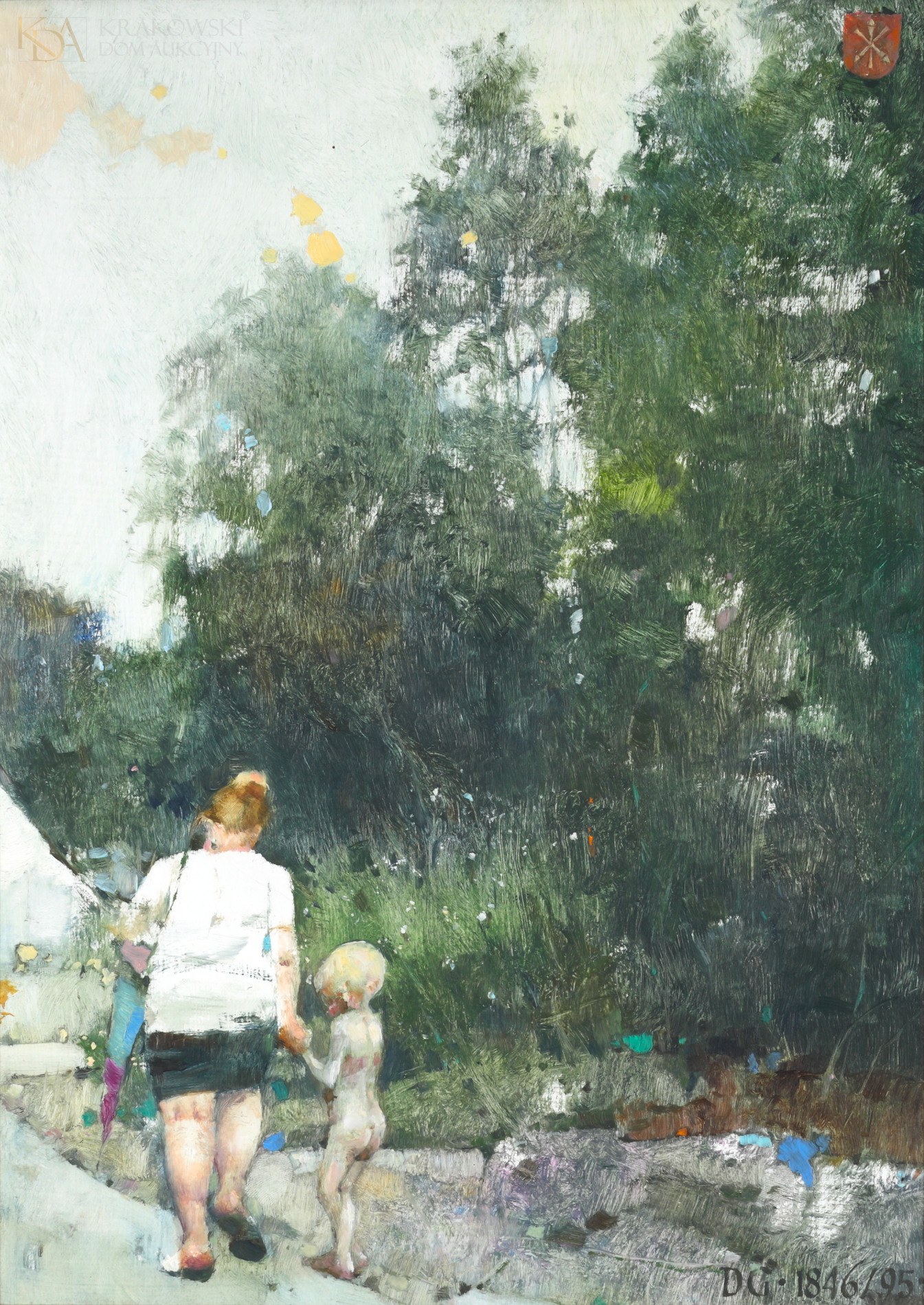 Jerzy DUDA-GRACZ (1941-2004), "Roztocze: wieś Lipowiec - Uprowadzenie (Obraz 1846)" (1995 ...