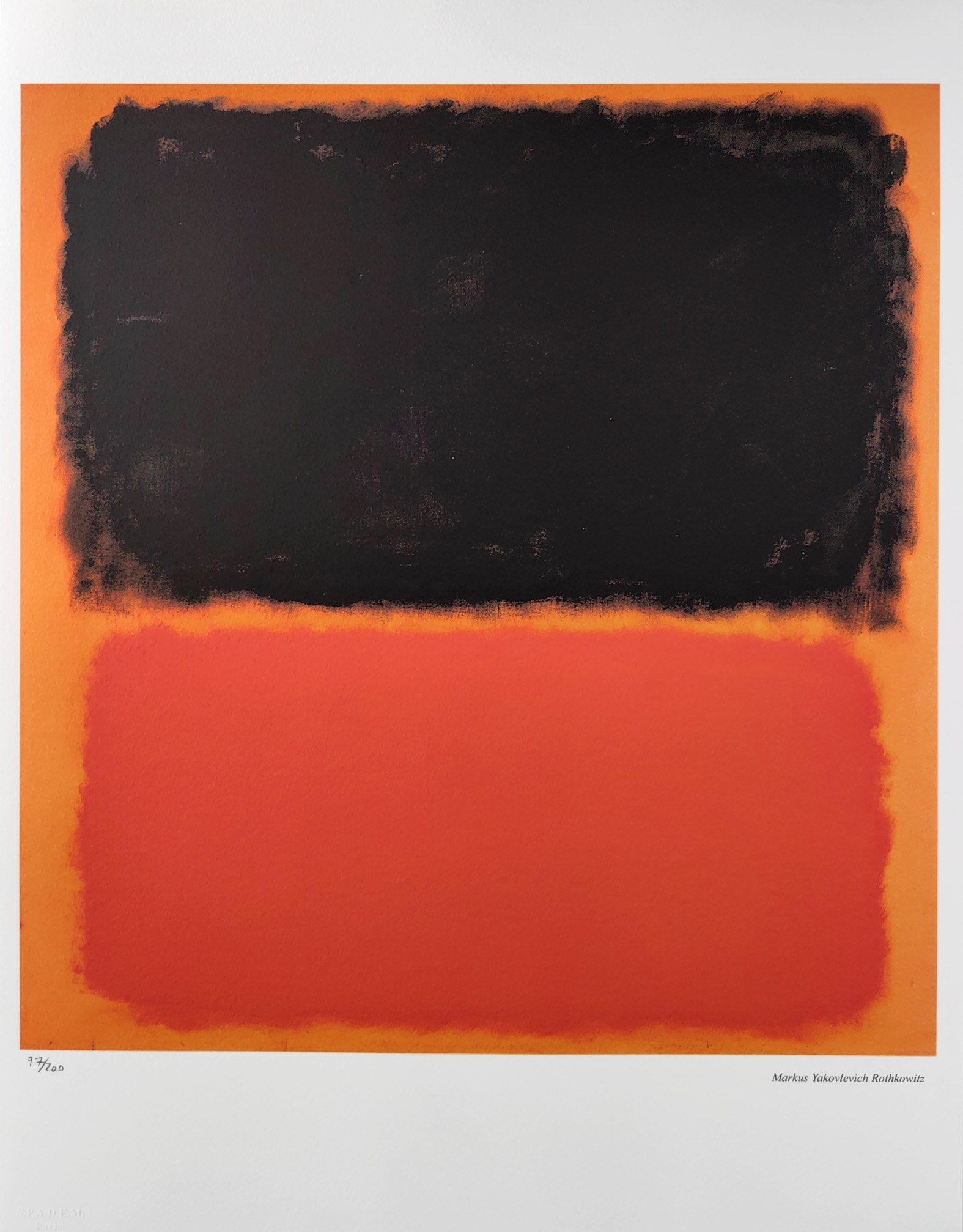 Mark Rothko (1903-1970), Black and Red - Aukcja internetowa / Licytacja ...