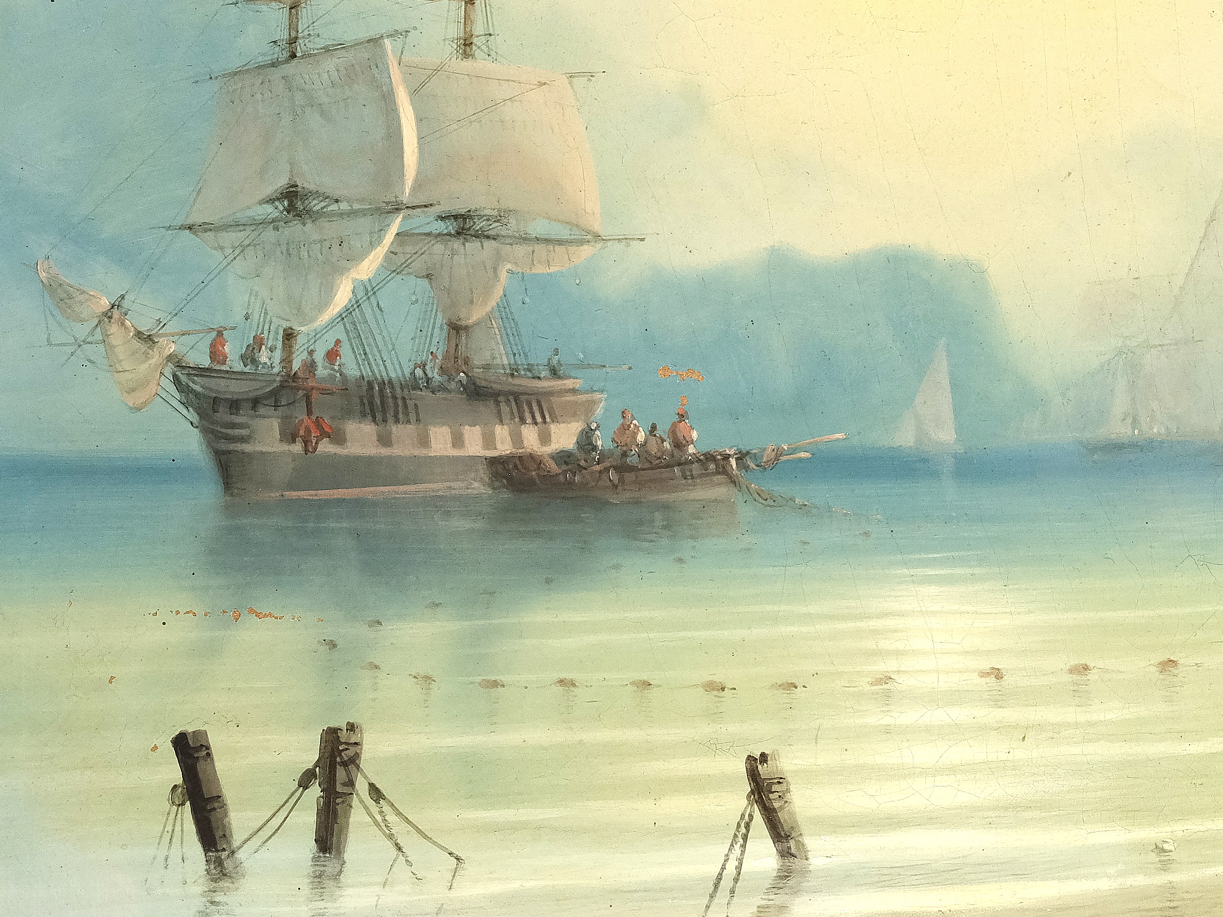 IWAN KONSTANTYNOWICZ AIWAZOWSKI, FEODOZJA 1817 - 1900 FEODOZJA, KRĄG ...