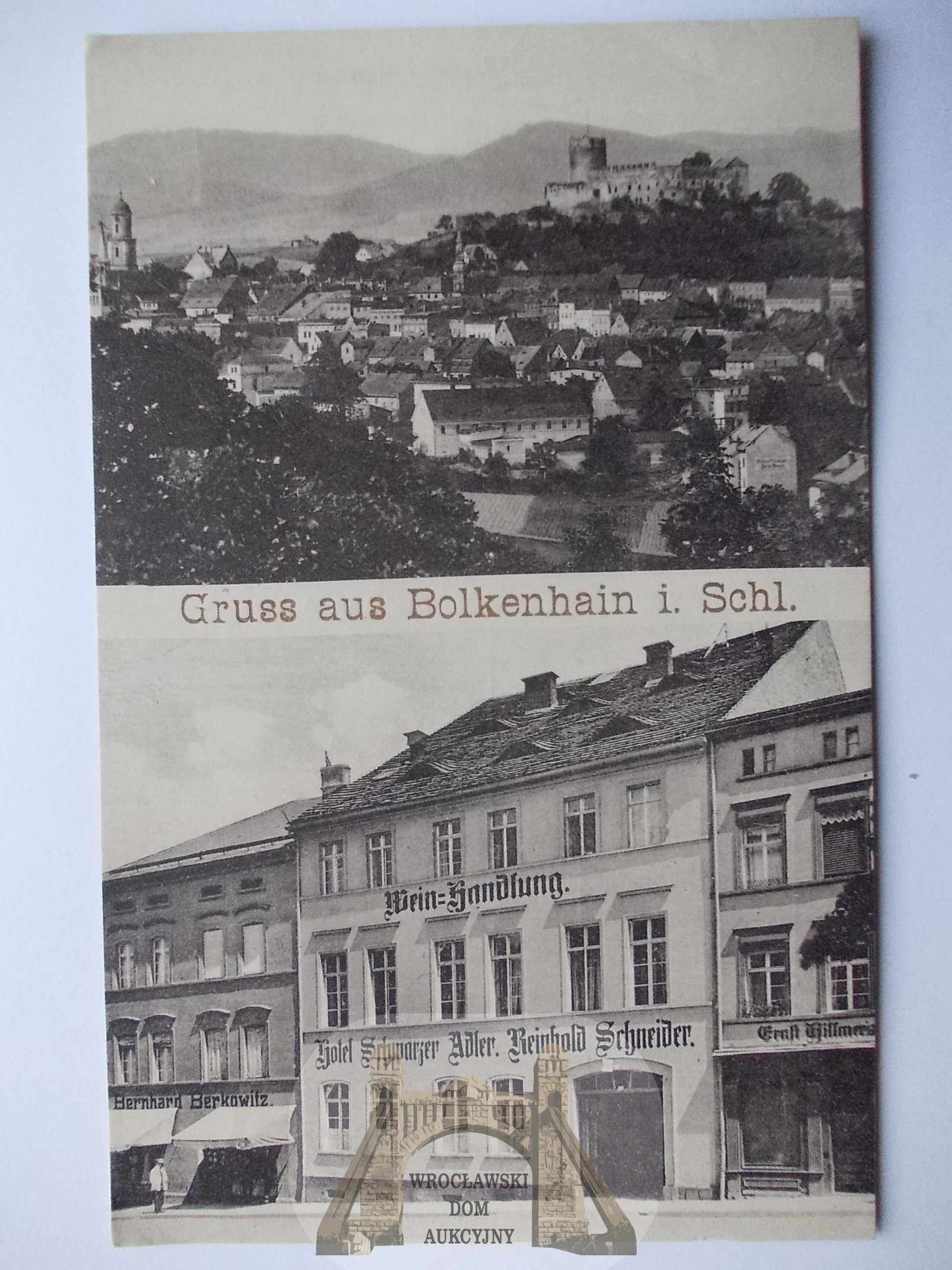 Bolków, Bolkenhain, sklep z winem, ok. 1920 - Aukcja internetowa ...