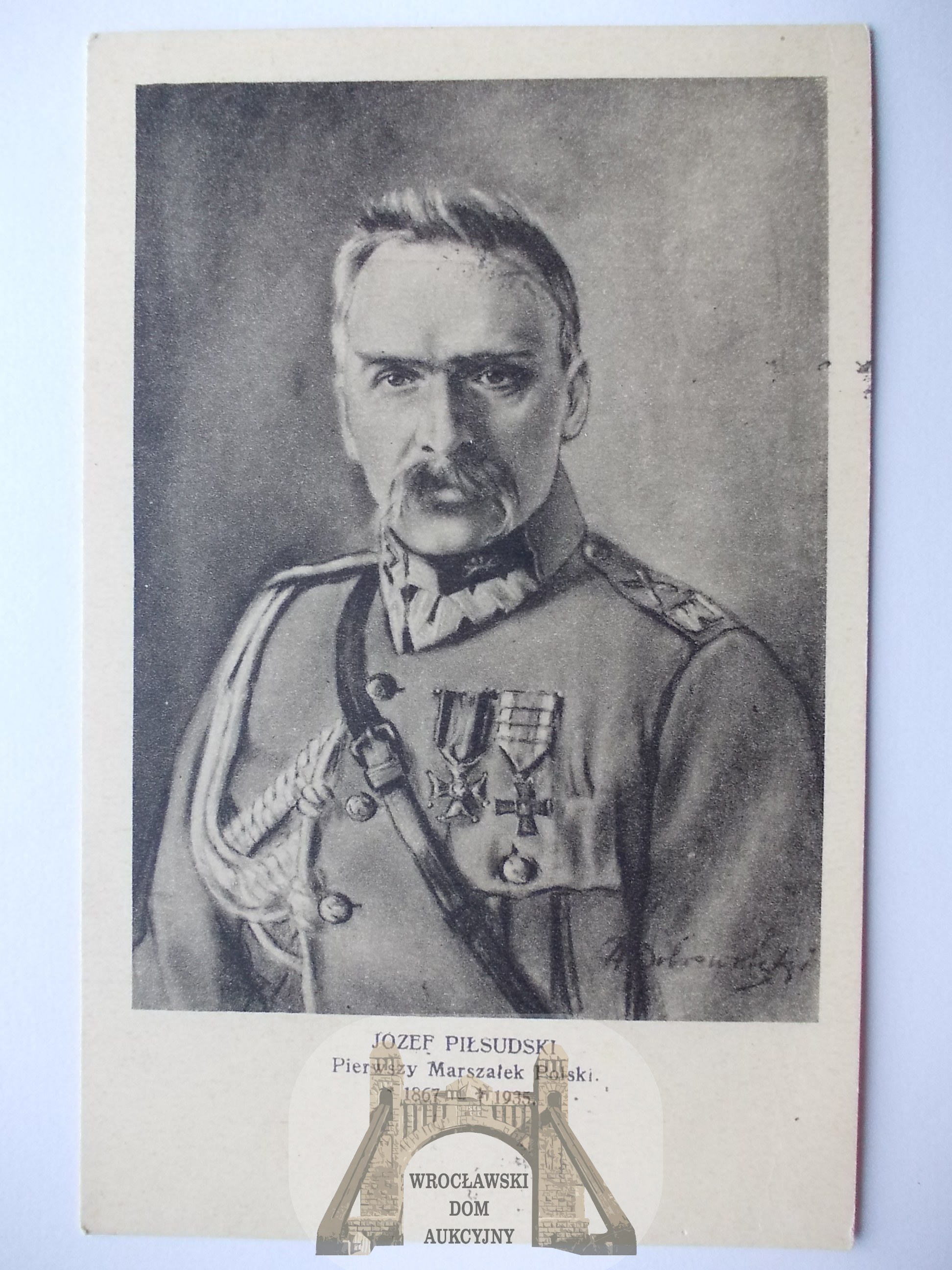 Józef Piłsudski, portret marszałka, 1935, znaczki, stemple Kopiec ...