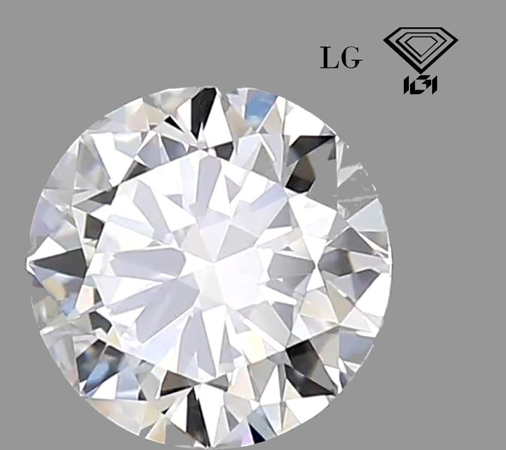 DIAMENT 0.50 CT D VVS1 - LAB GROWN - BRILLIANT - I.G.I. - Aukcja internetowa / Licytacja online ...