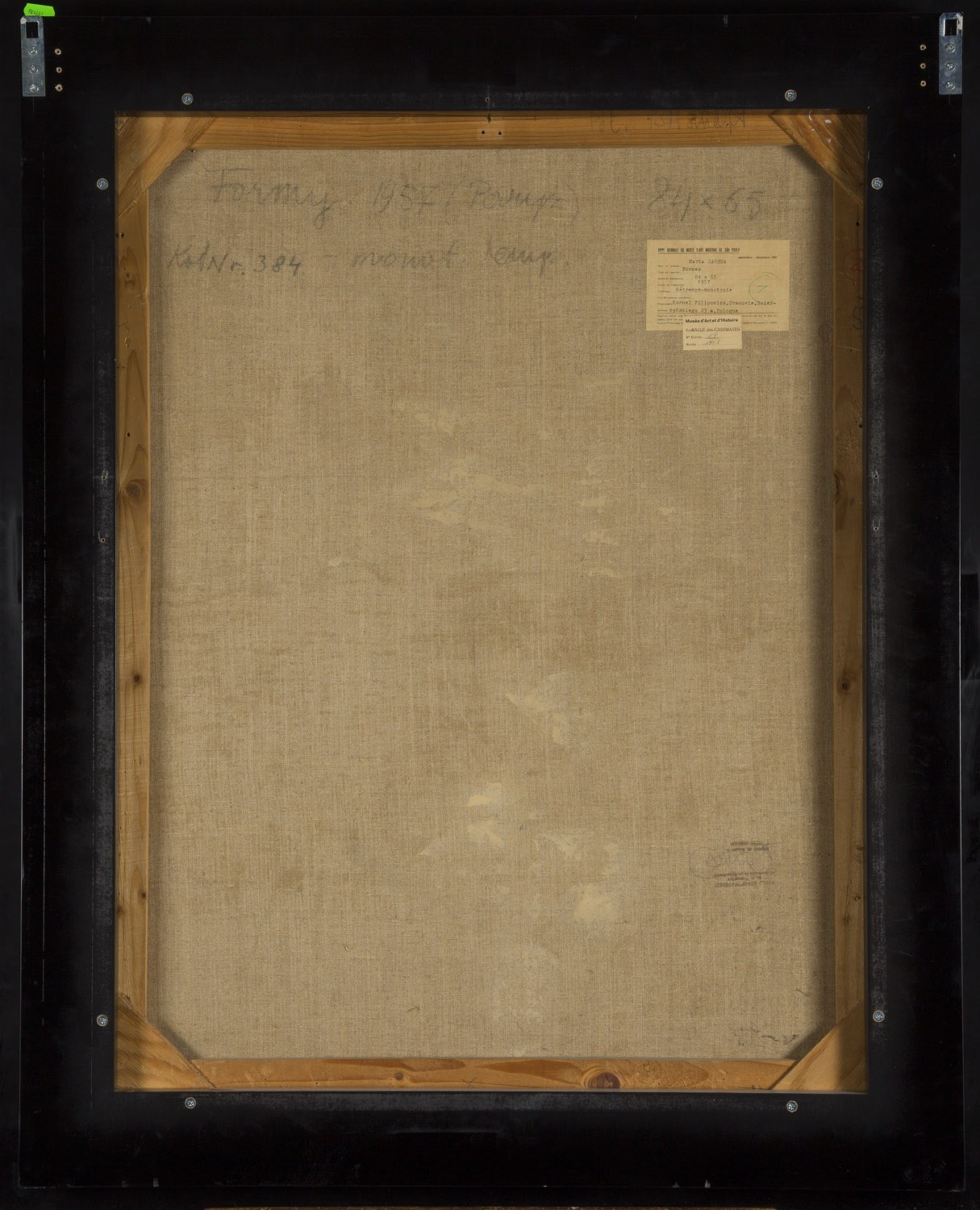 Maria Jarema (1908 Stary Sambór - 1958 Kraków), "Formy", 1957 - Aukcja ...