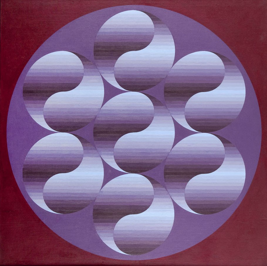 Hannes Beckmann (1909 Stuttgart - 1977 Hanover, New Hampshire), "T'ai-chi tu", 1968 - Aukcja ...