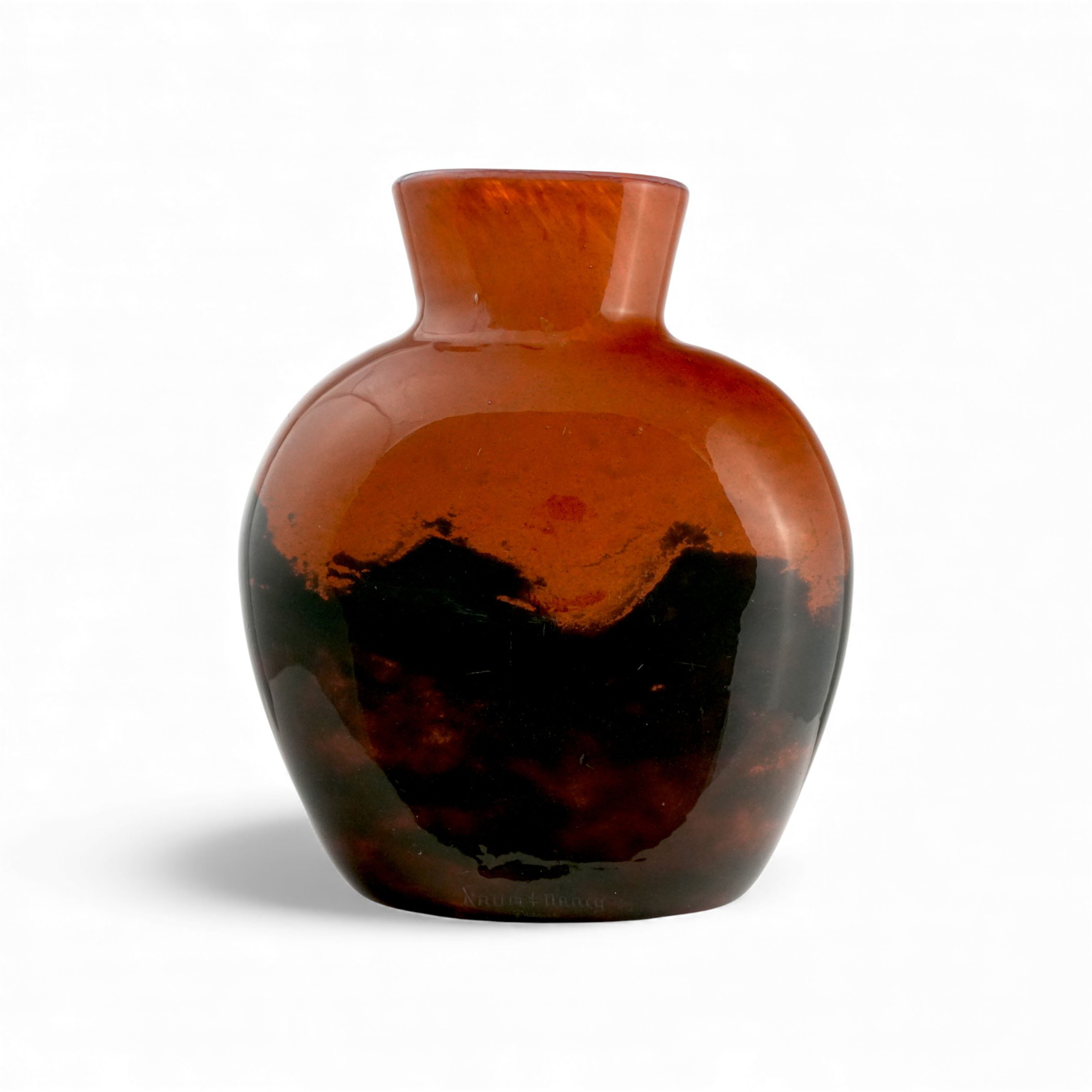 Szklany wazon Daum Nancy - Aukcja internetowa / Licytacja online - Cena ...