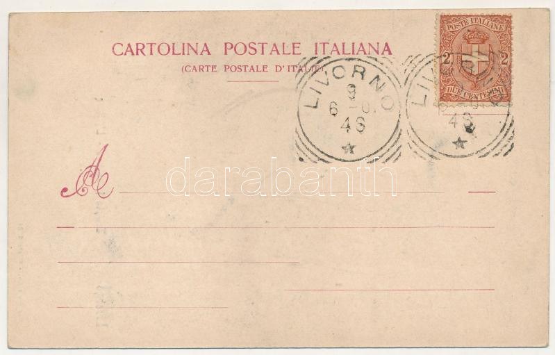 Livorno, Tempio israelitico, l'altare. G. Modiano & Co. / zsinagóga ...