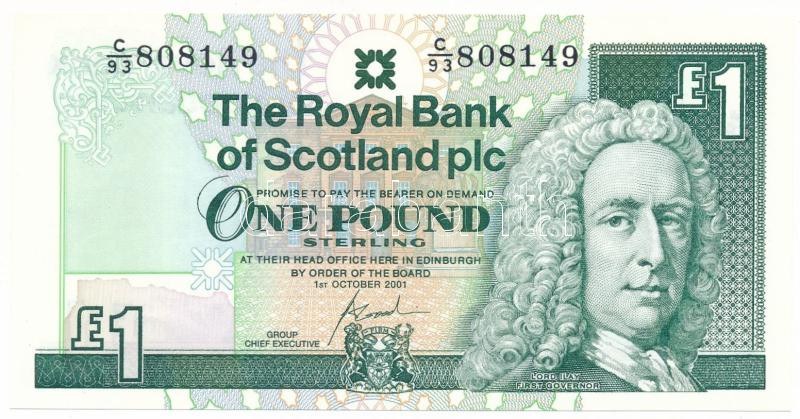 Skócia 2001. 1P "C93 808149" T:AU Scotland 2001. 1 Pound "C93 808149" C ...