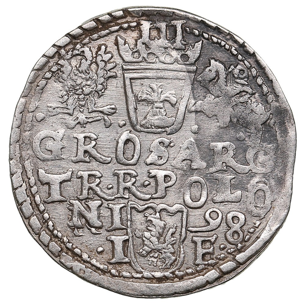 Rzeczpospolita Obojga Narodów (Olkusz) AR 3 Grosze / Trojak 1598 ...