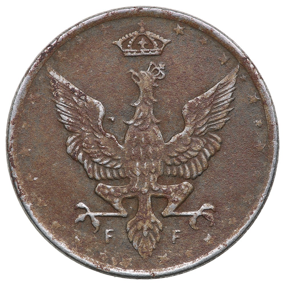 Regencja Królestwa Polskiego (mennica Stuttgart) 10 fenigów 1918 FF ...